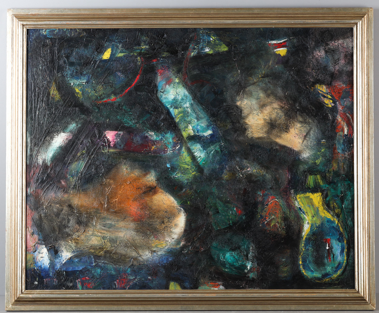 Bilder zu 3073091. KARIN ELISABETH SCHULTZ. Öl auf Leinwand, „Er und ...