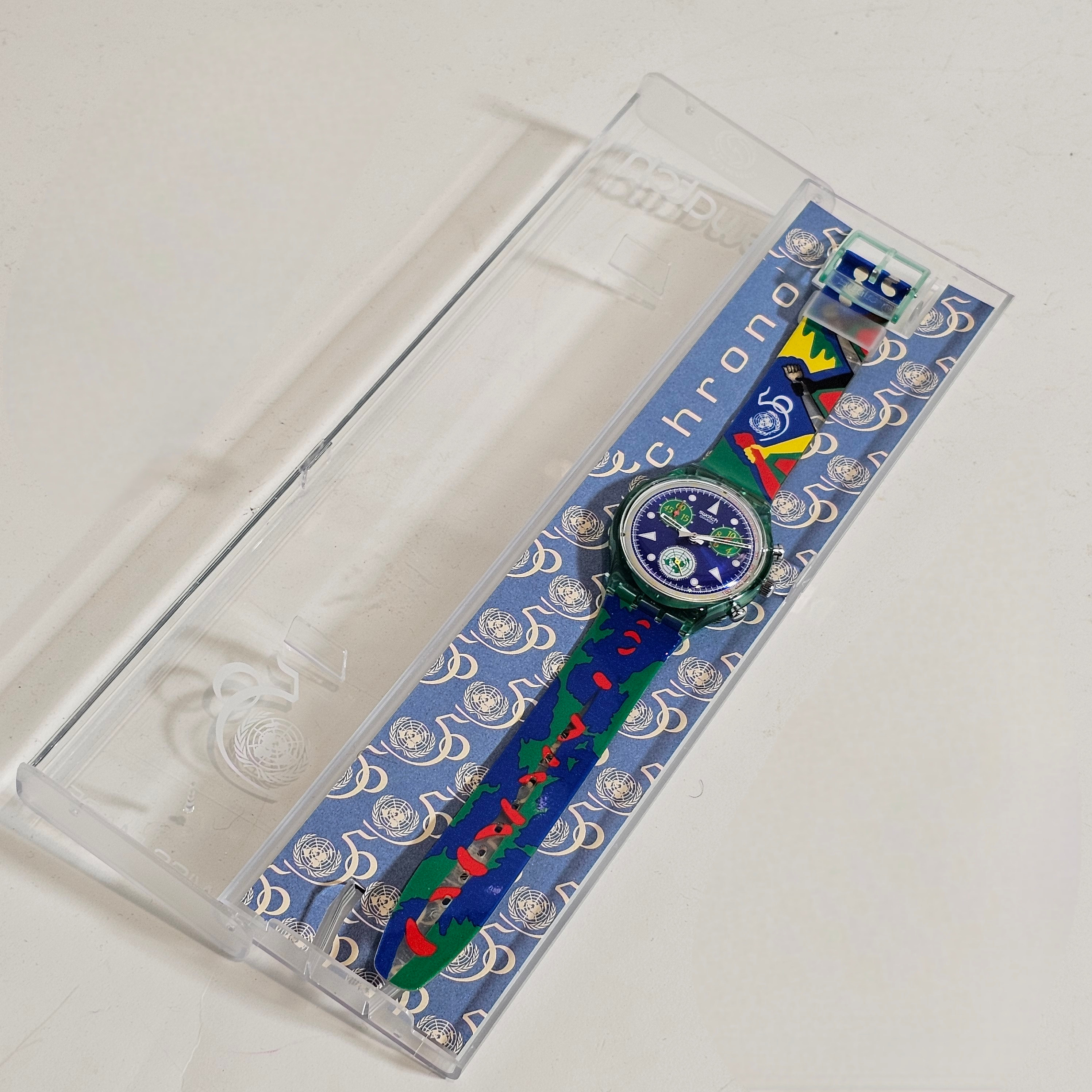 Images for 3079615. SWATCH. CHRONOGRAPH WATCH "50TH ANNIVERSARY OF THE ...