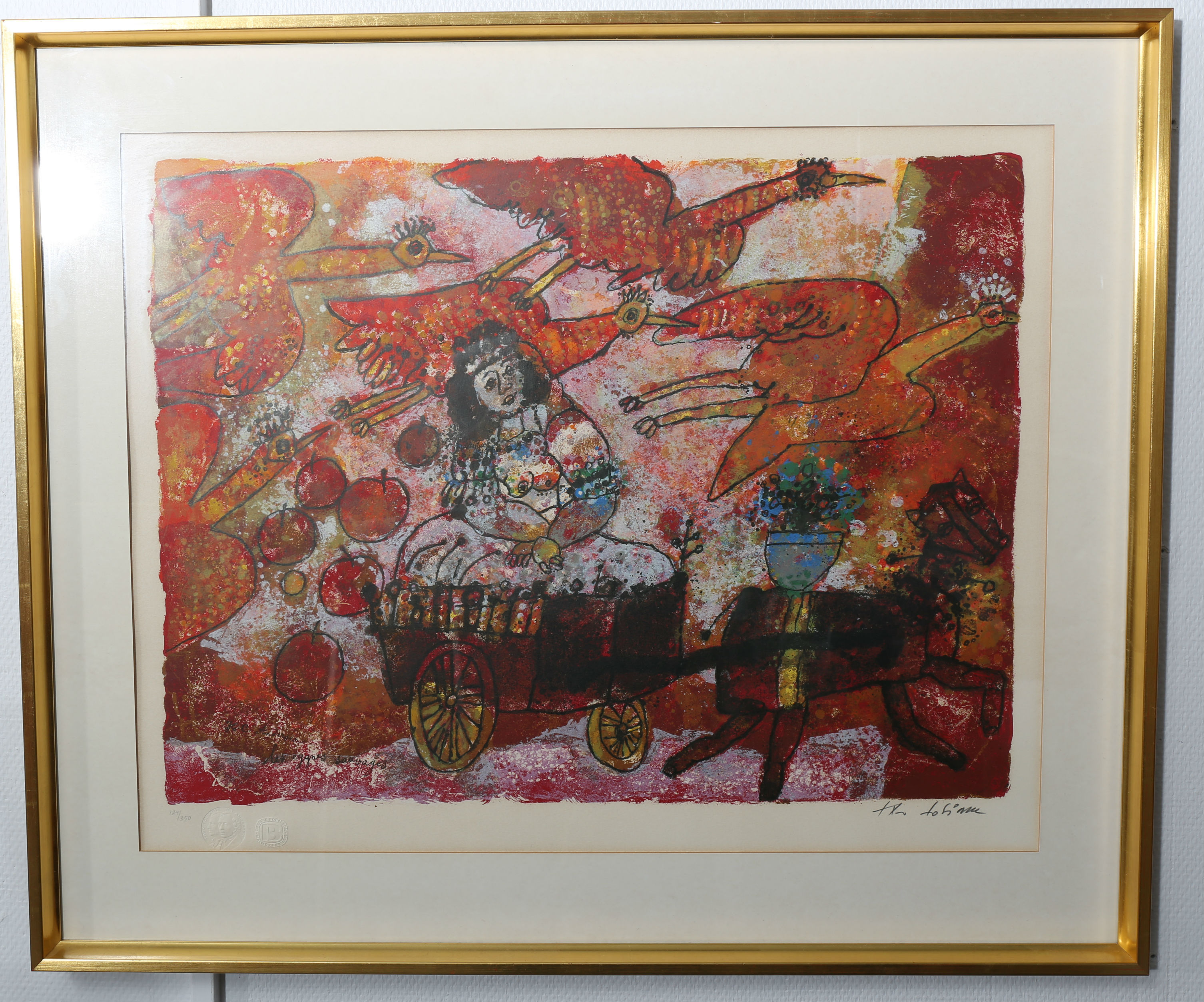 Images for 307989. THEO TOBIASSE. Lithograph, numbered 129/350, signed ...