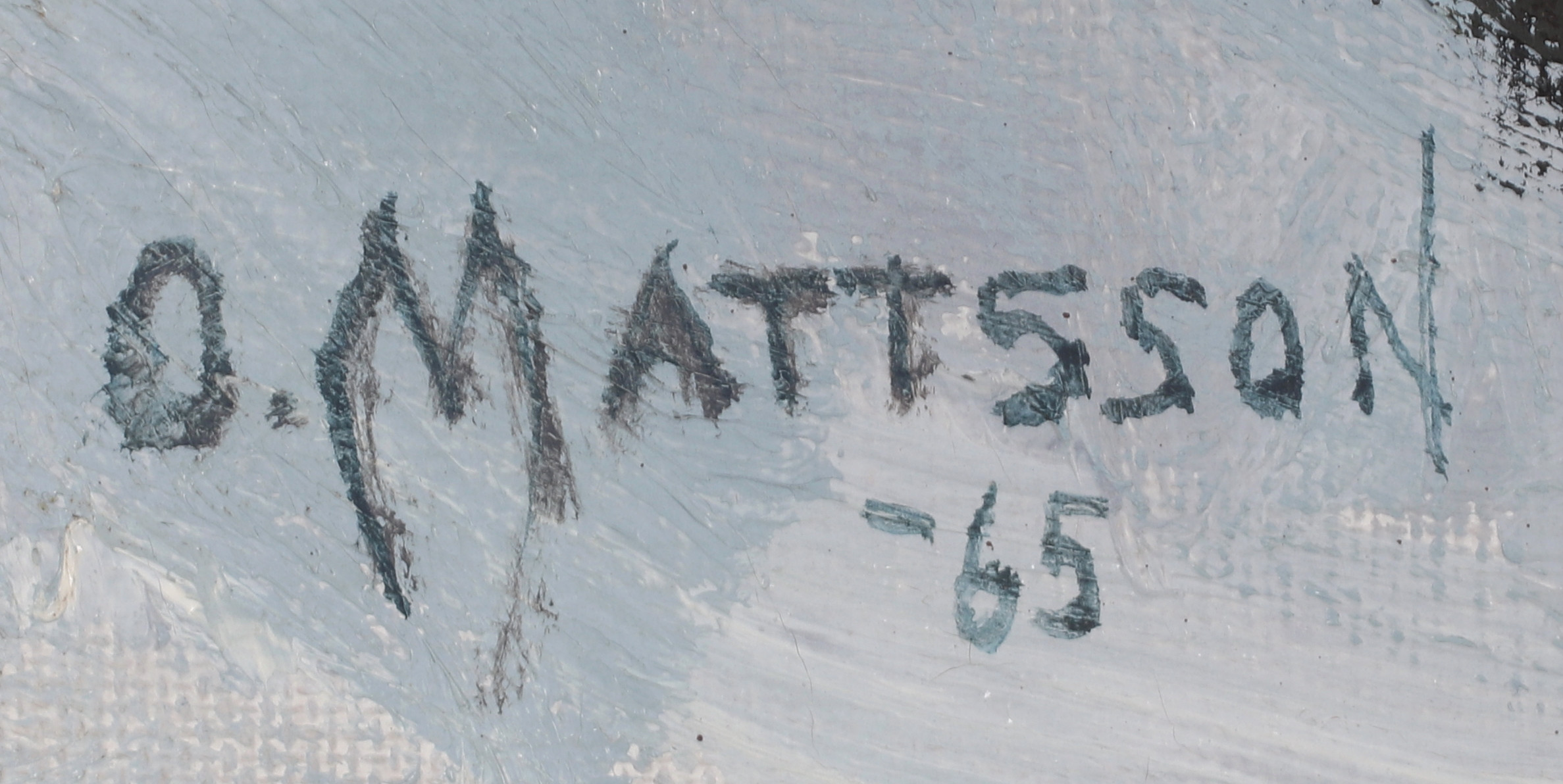 Images for 3082323. OLLE MATTSSON. Factory buildings, oil on canvas ...