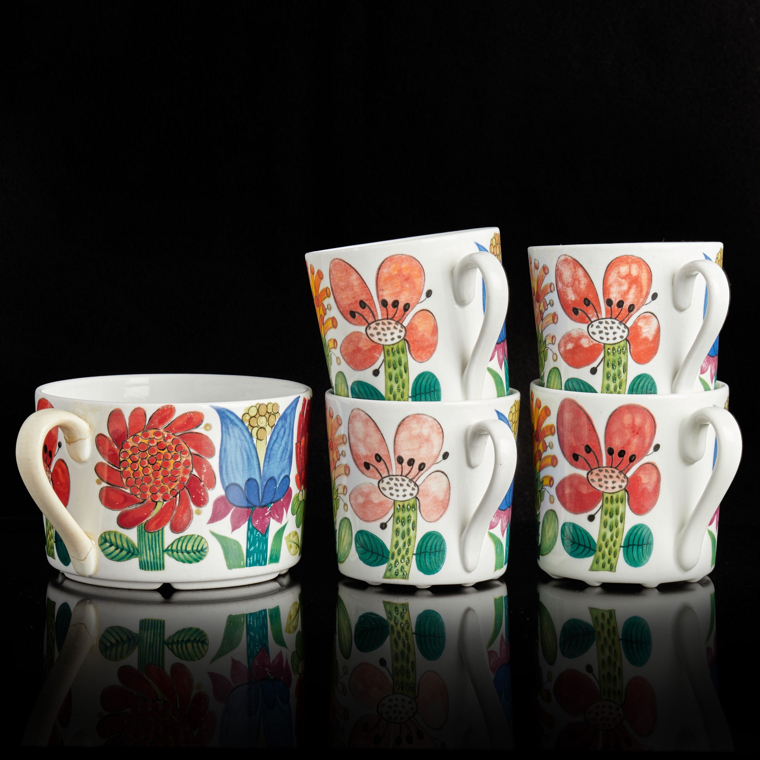 Images for 3083299. STIG LINDBERG. Coffee cup with saucer 4 parts, Tea ...