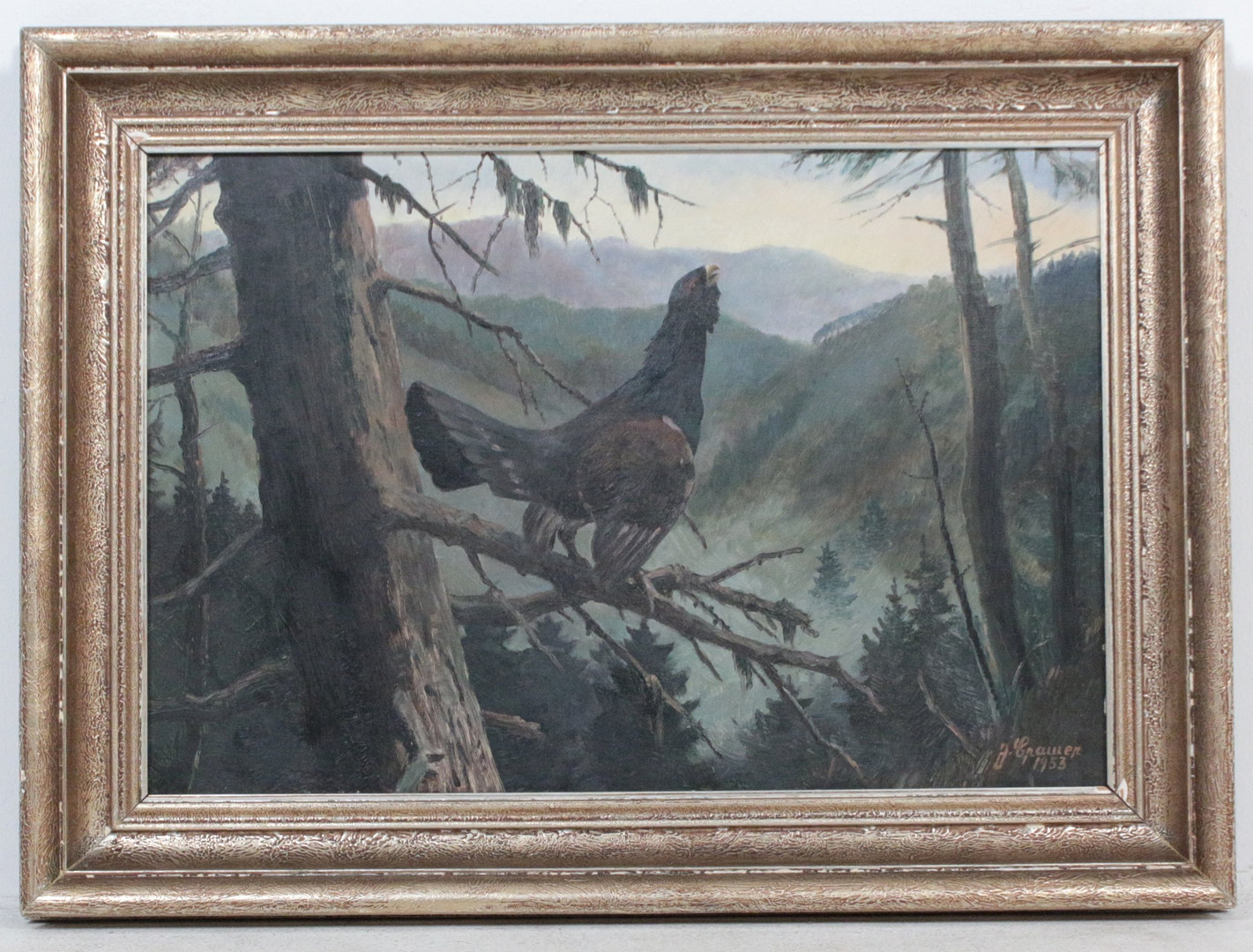 Images for 3084986. JOSEPH CRAMER. 'Auerhahn im Wald', 1953, oil on ...