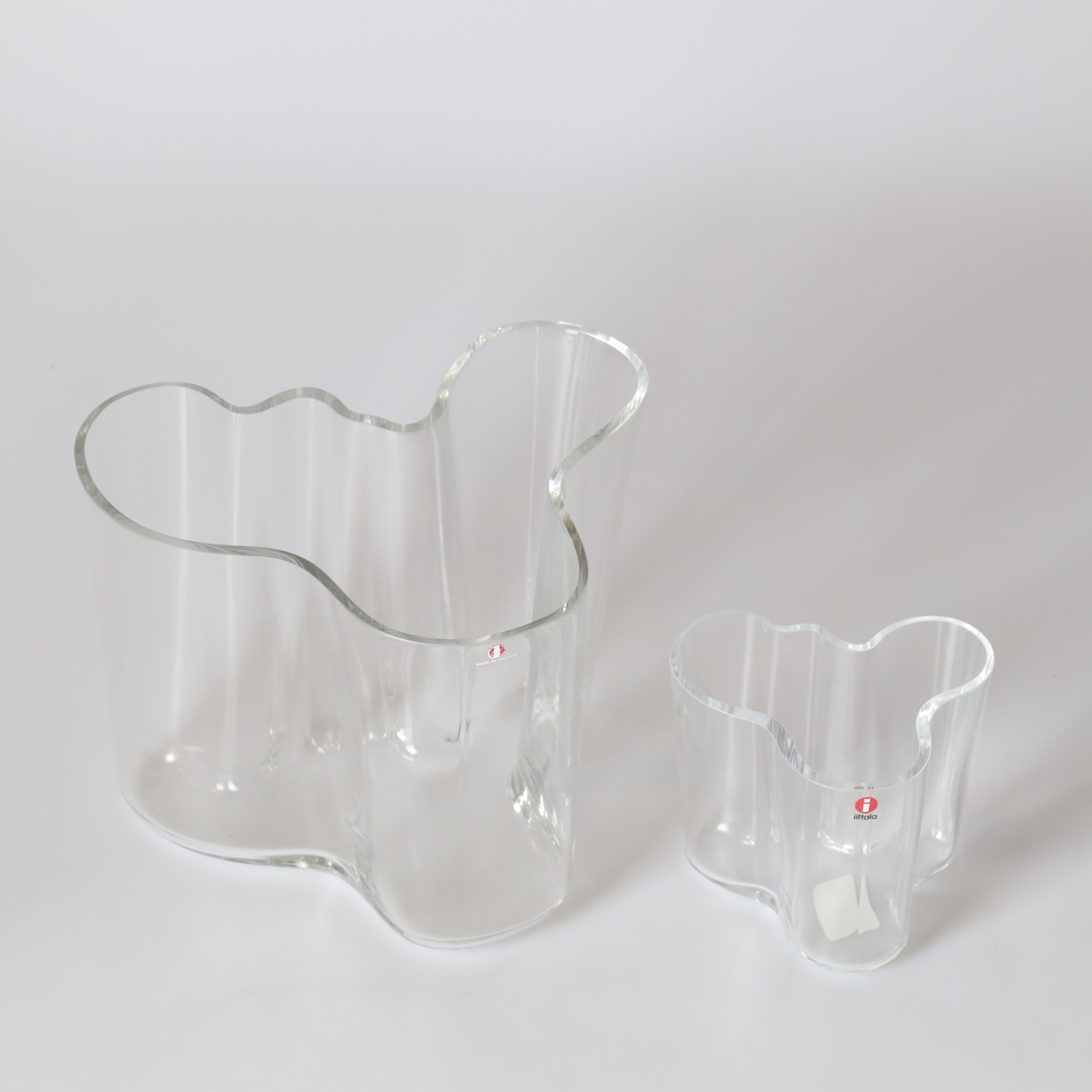 Images for 3085970. ALVAR AALTO. VASES, glass, 2 pcs, "Savoy", Alvar ...