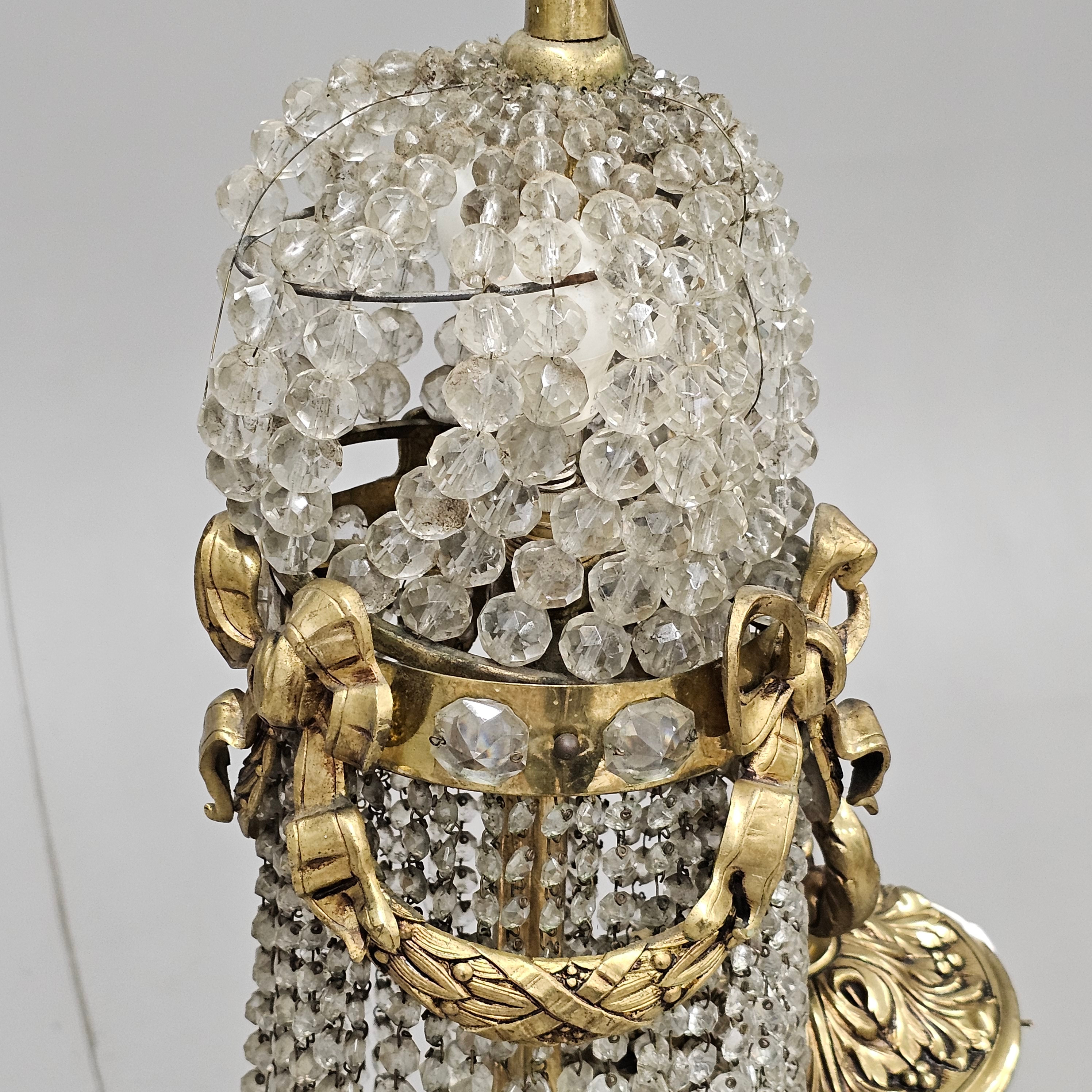 Images for 3086619. CEILING LAMP IN BRONZE AND GLASS. EARLY XX CENTURY ...