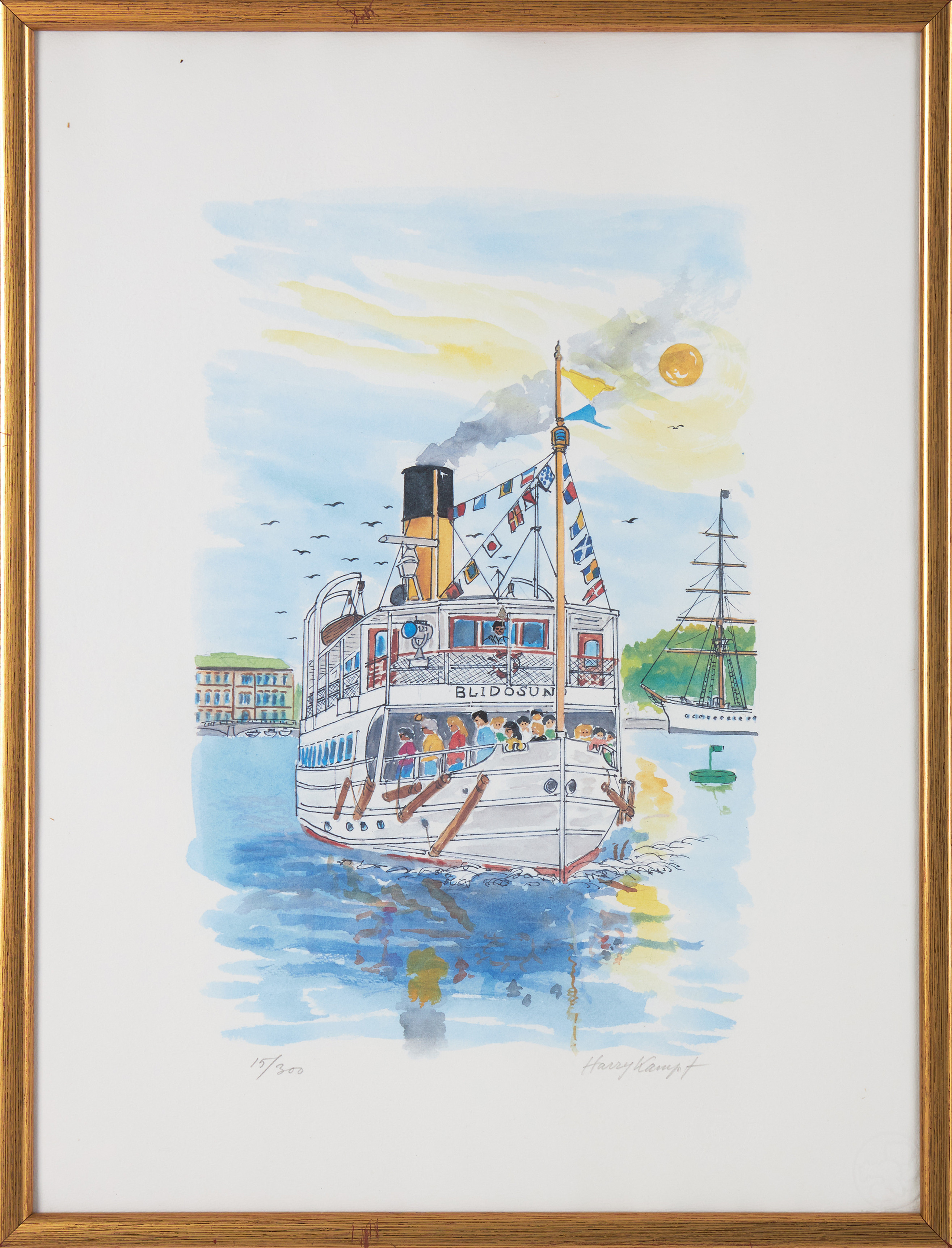 Images for 3089455. HARRY KAMP (1926-1989). (4) Archipelago Boats ...