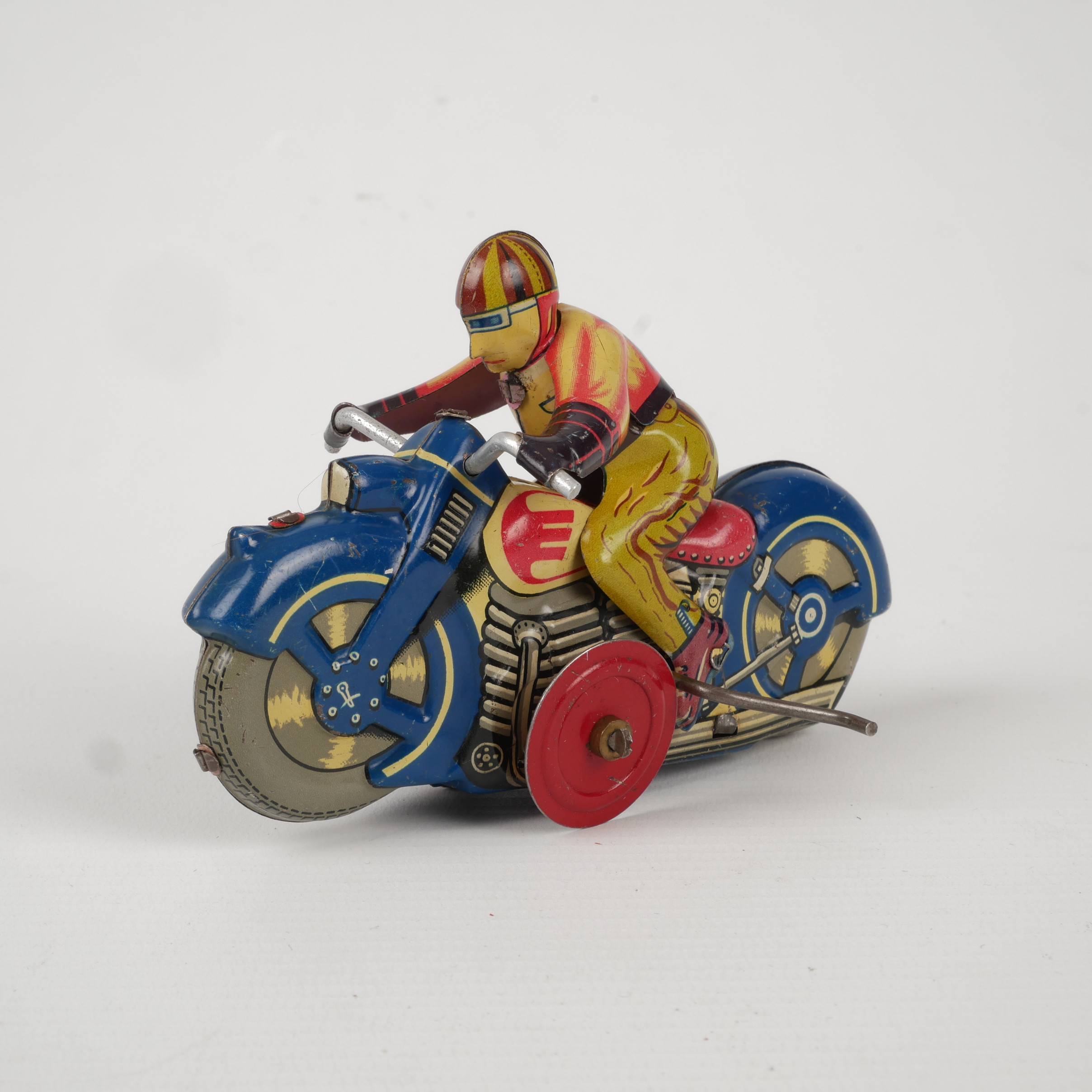 Images for 3090013. MOTORCYCLE, lithographed plate, clockwork, Japan ...