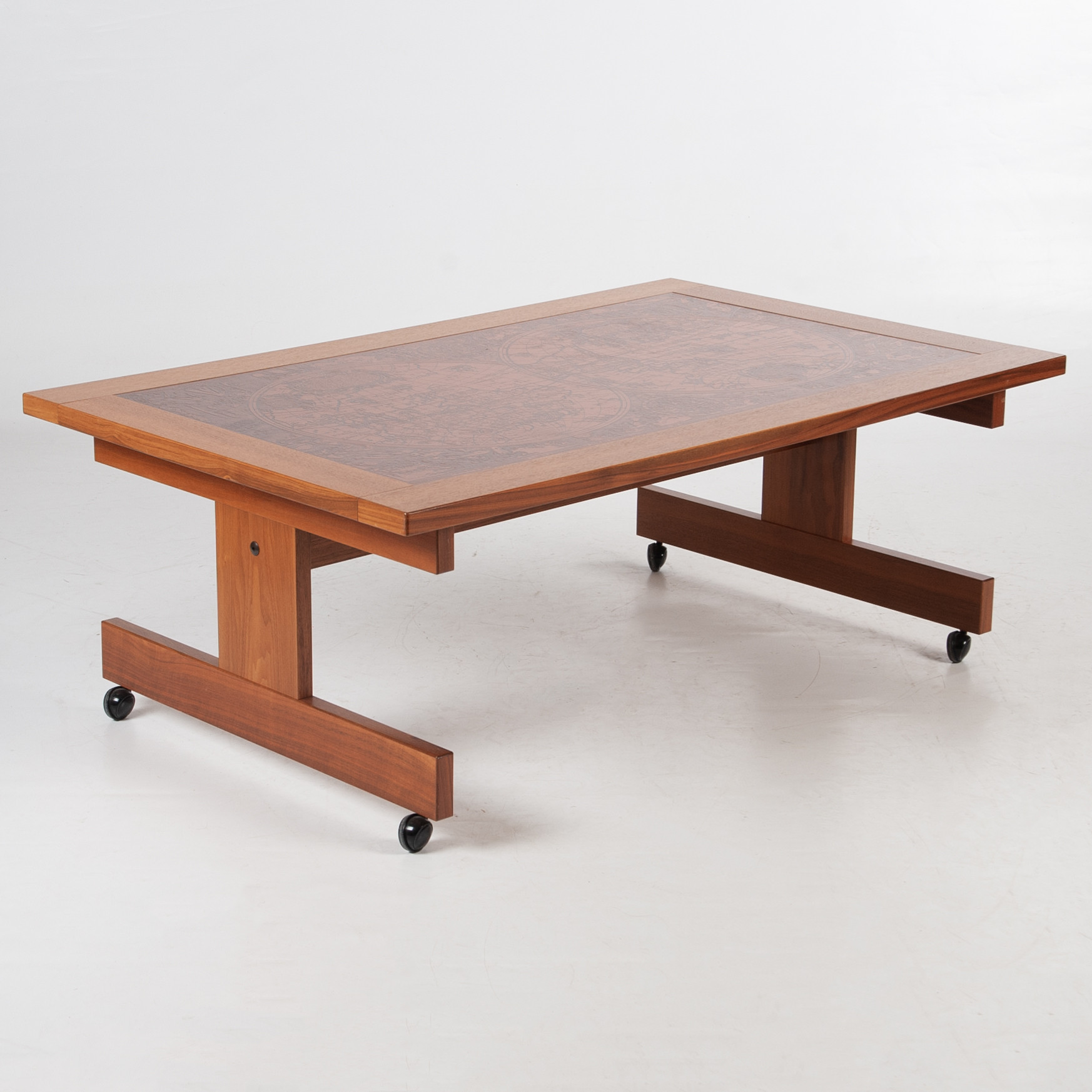 Images for 3095126. COFFEE TABLE WITH COPPER TOP, "World Map", 1970s ...