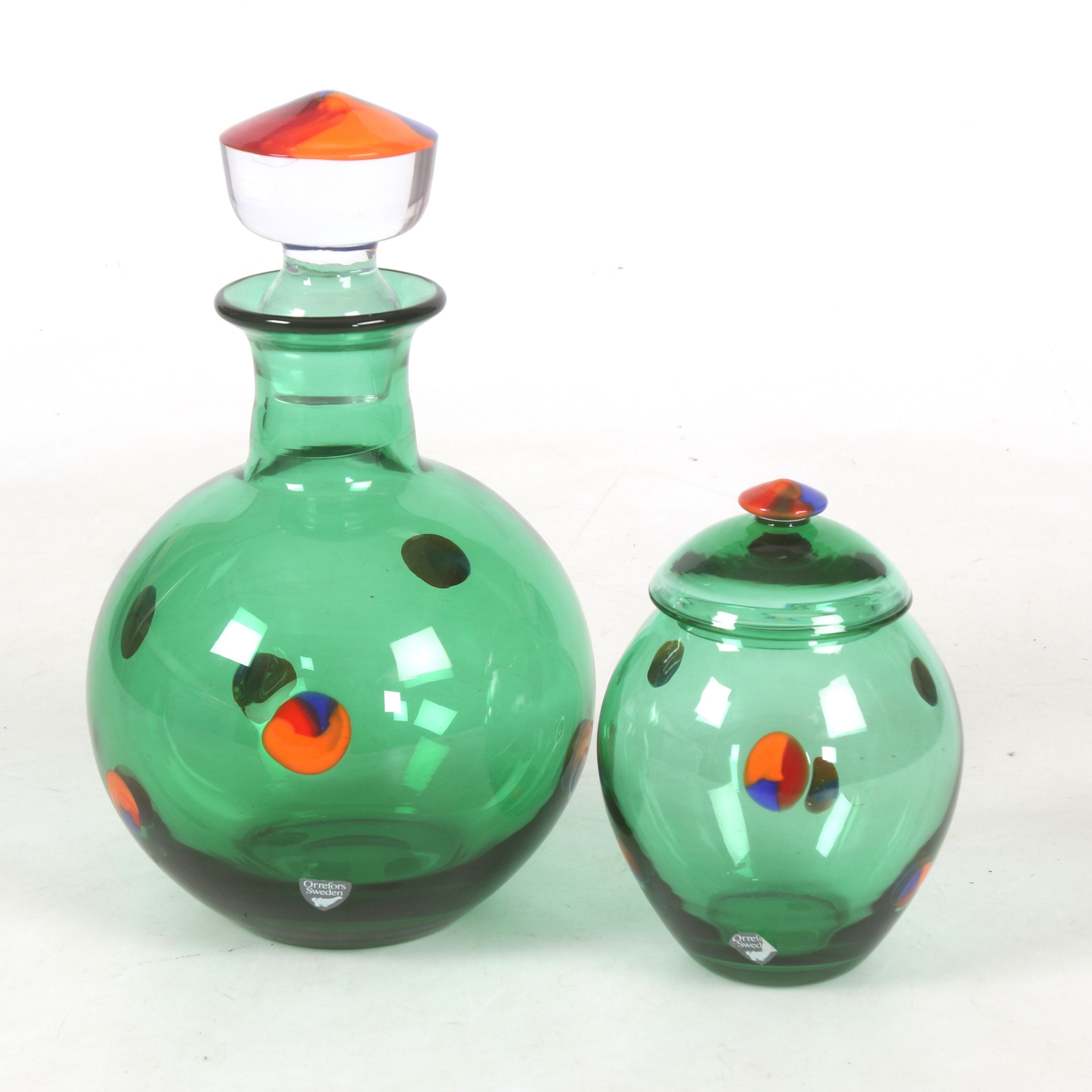 Images for 3097677. ERIKA LAGERBIELKE. Carafe, Lid bowl, glass ...