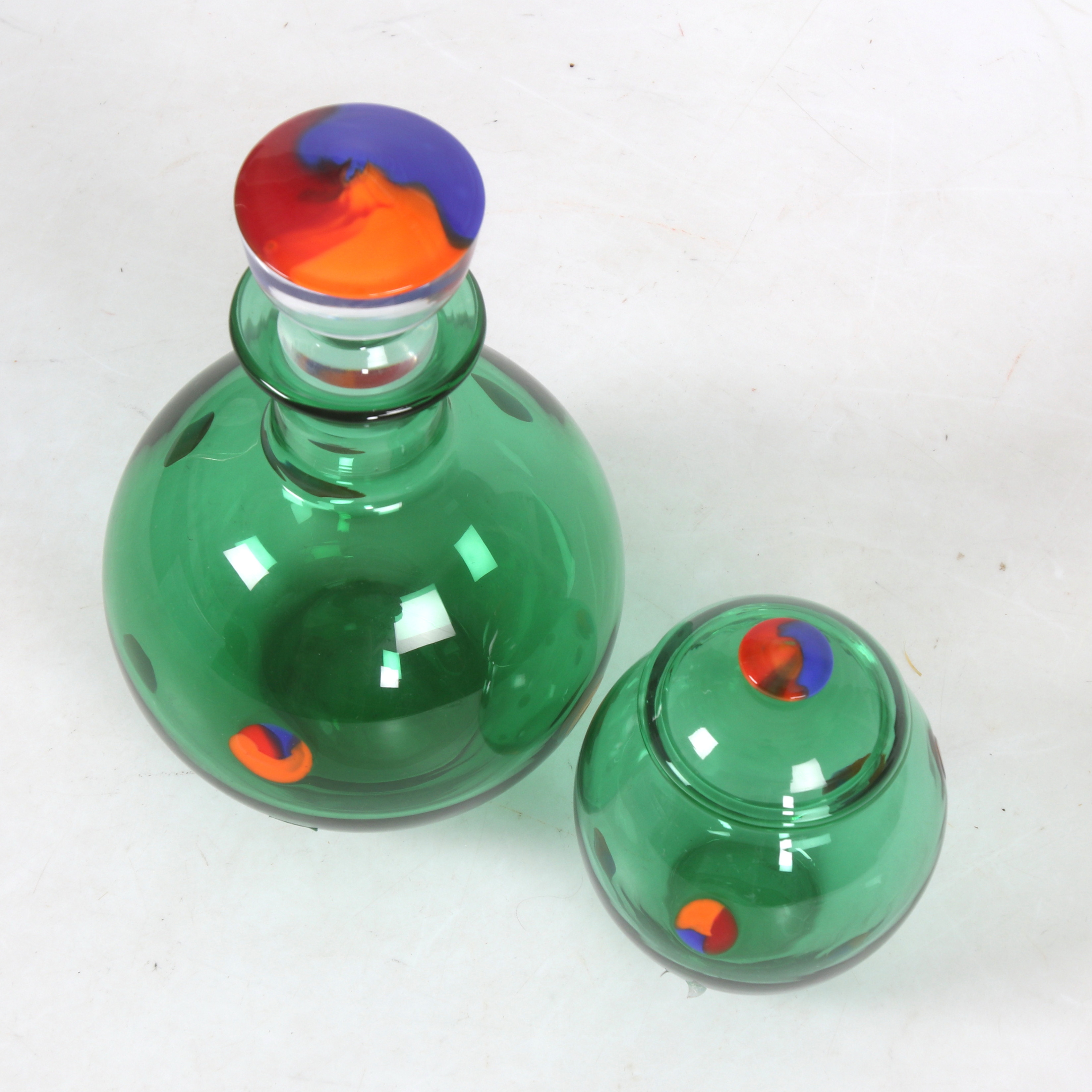 Images for 3097677. ERIKA LAGERBIELKE. Carafe, Lid bowl, glass ...