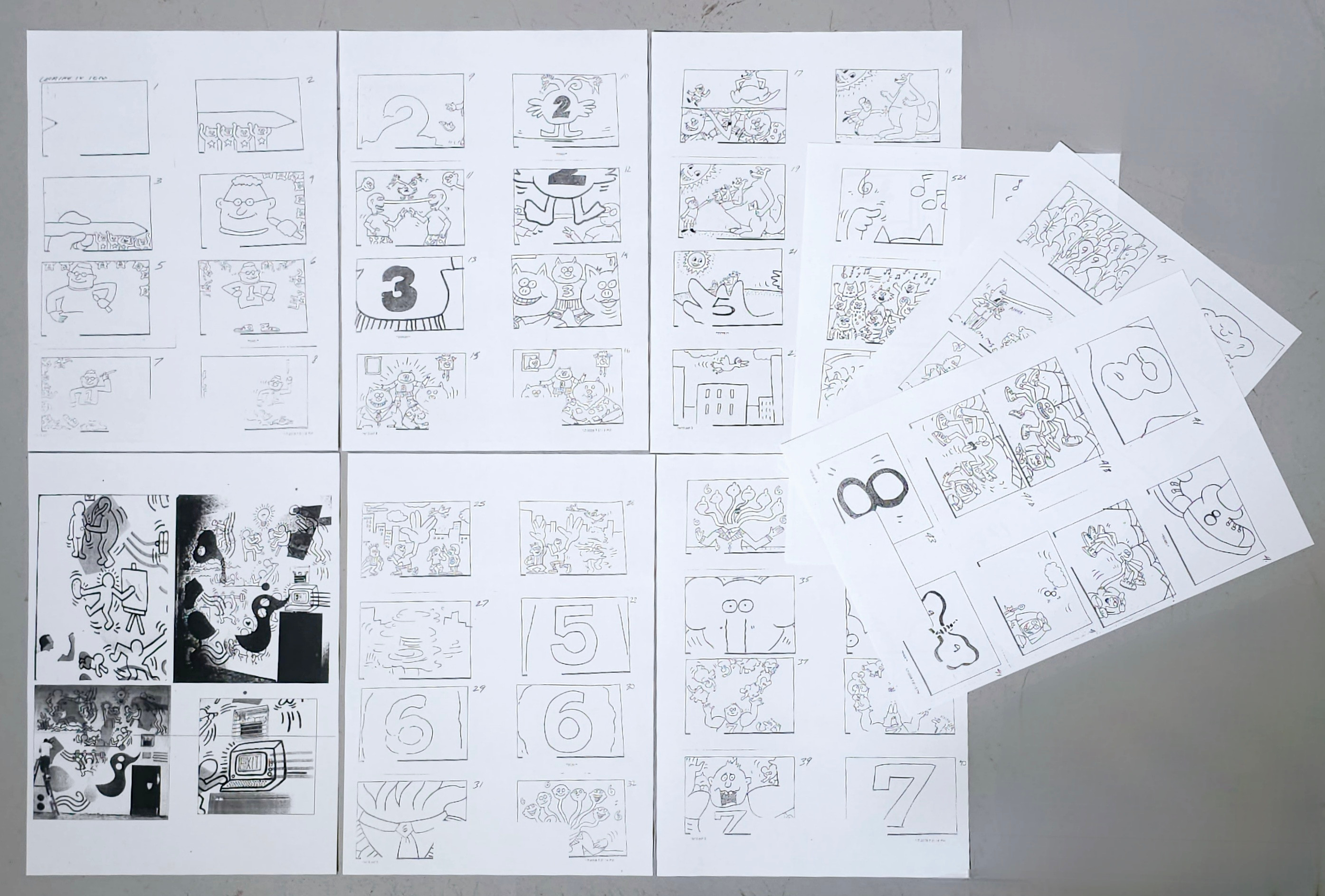 Images for 3103802. ESTUDIO DE KEITH HARING. AÑOS 90. ANIMATION DRAWING ...