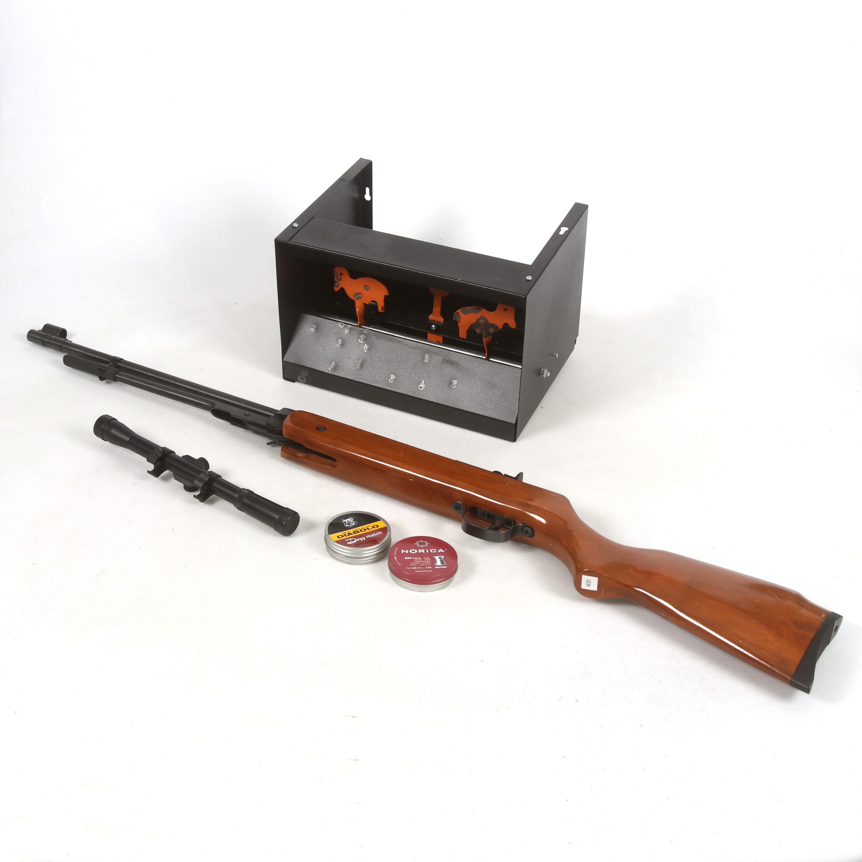 Images for 3106050. AIR RIFLE, China with binoculars and target. 2000s ...