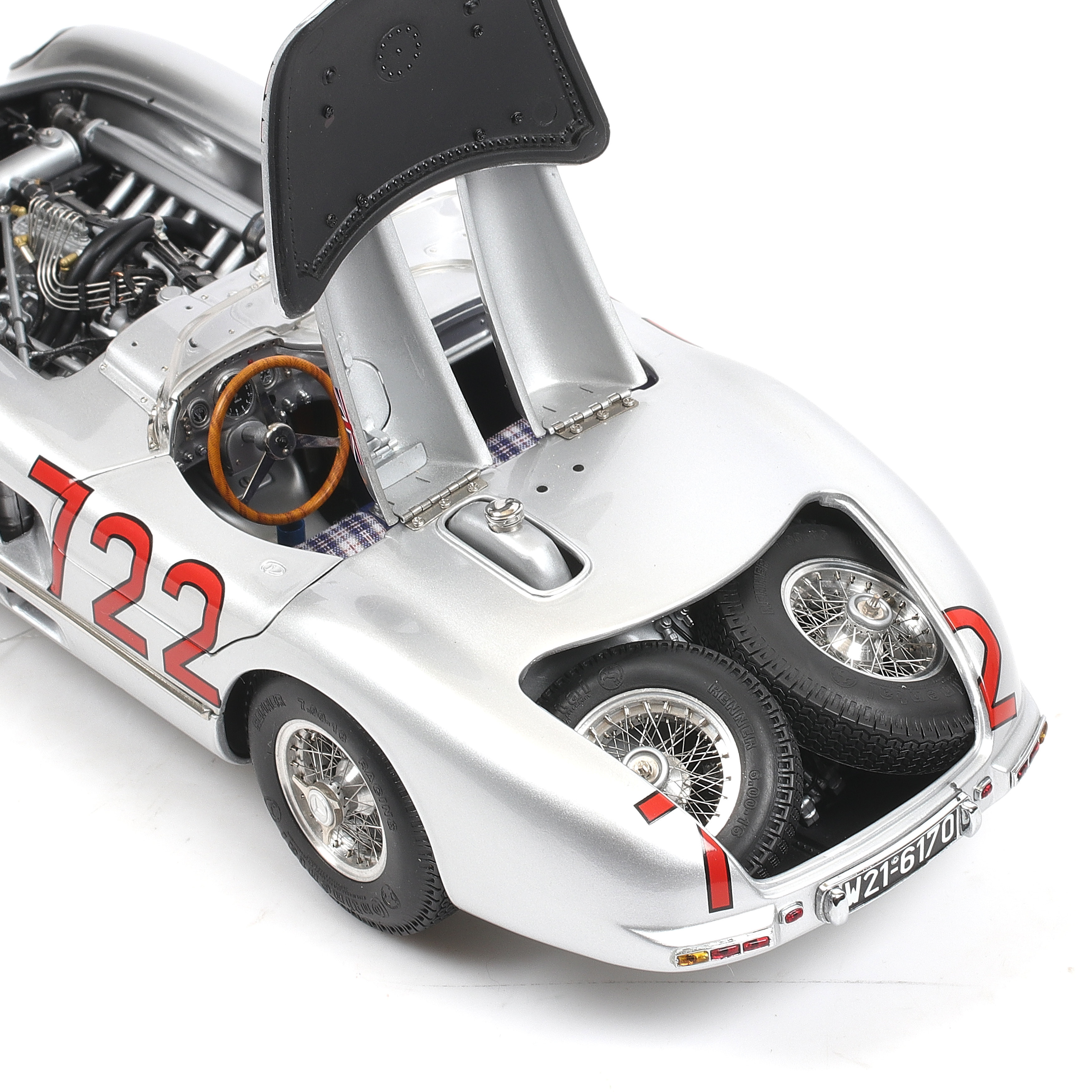 Images for 3106515. MODEL CAR, metal, Mercedes 300 SLR (W196S), Mille ...