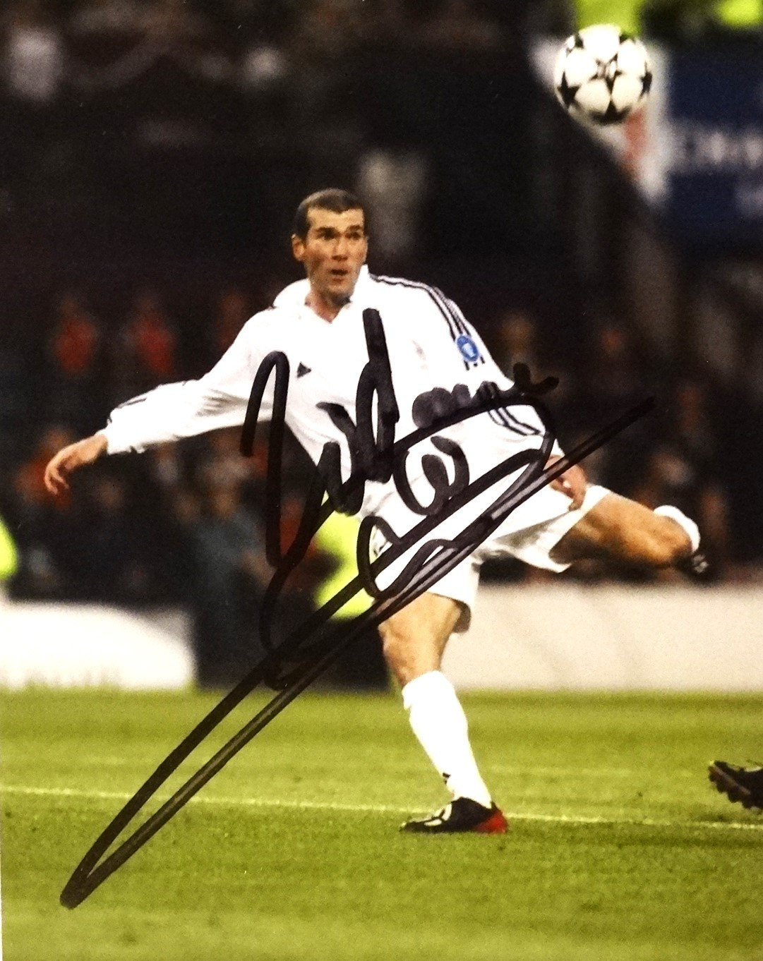 Images for 3109680. ORIGINAL AUTOGRAPH OF ZINEDINE ZIDANE, FRENCH ...