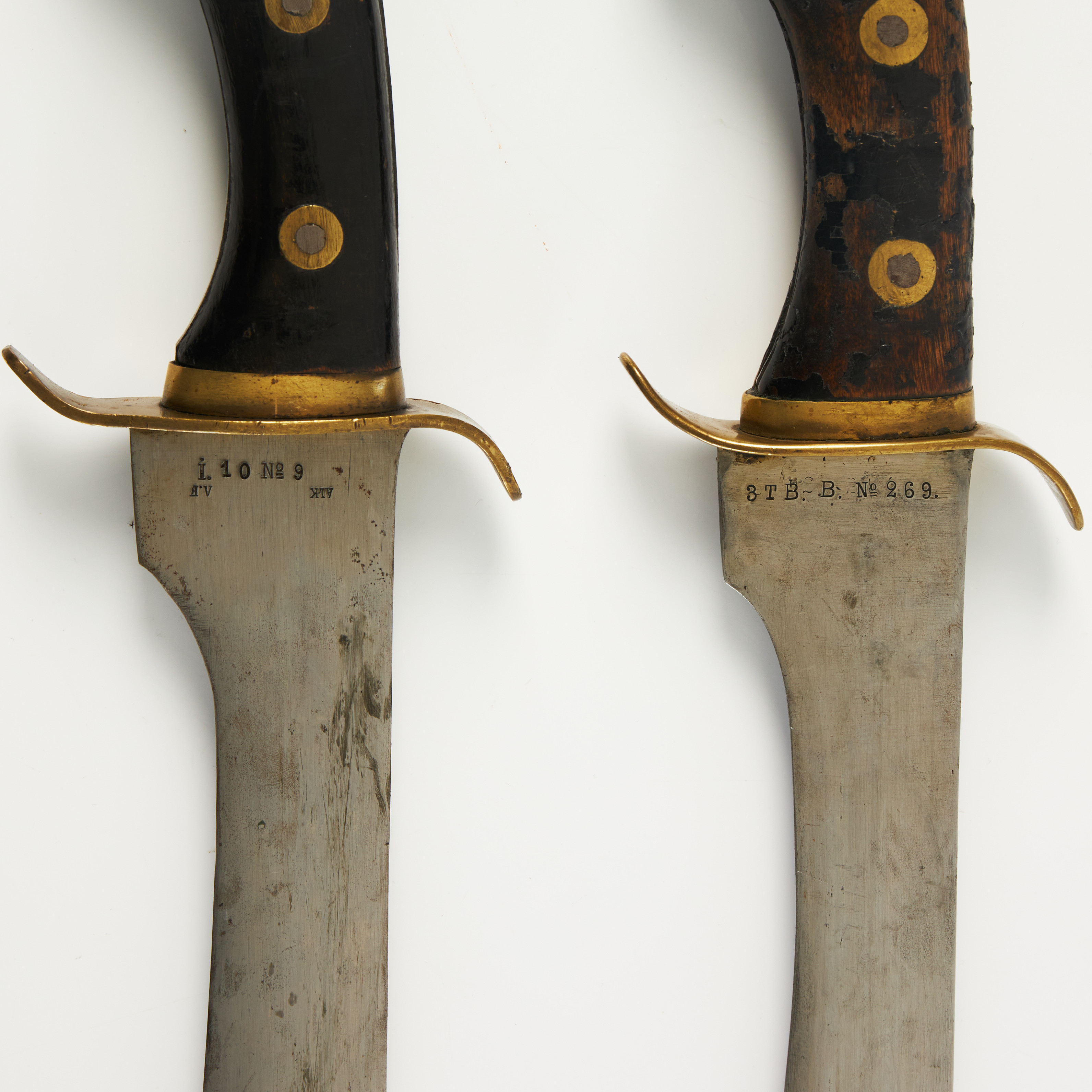 Images for 3110600. FASKIN KNIVES, 1 pair, Swedish, m/1848, blackened ...