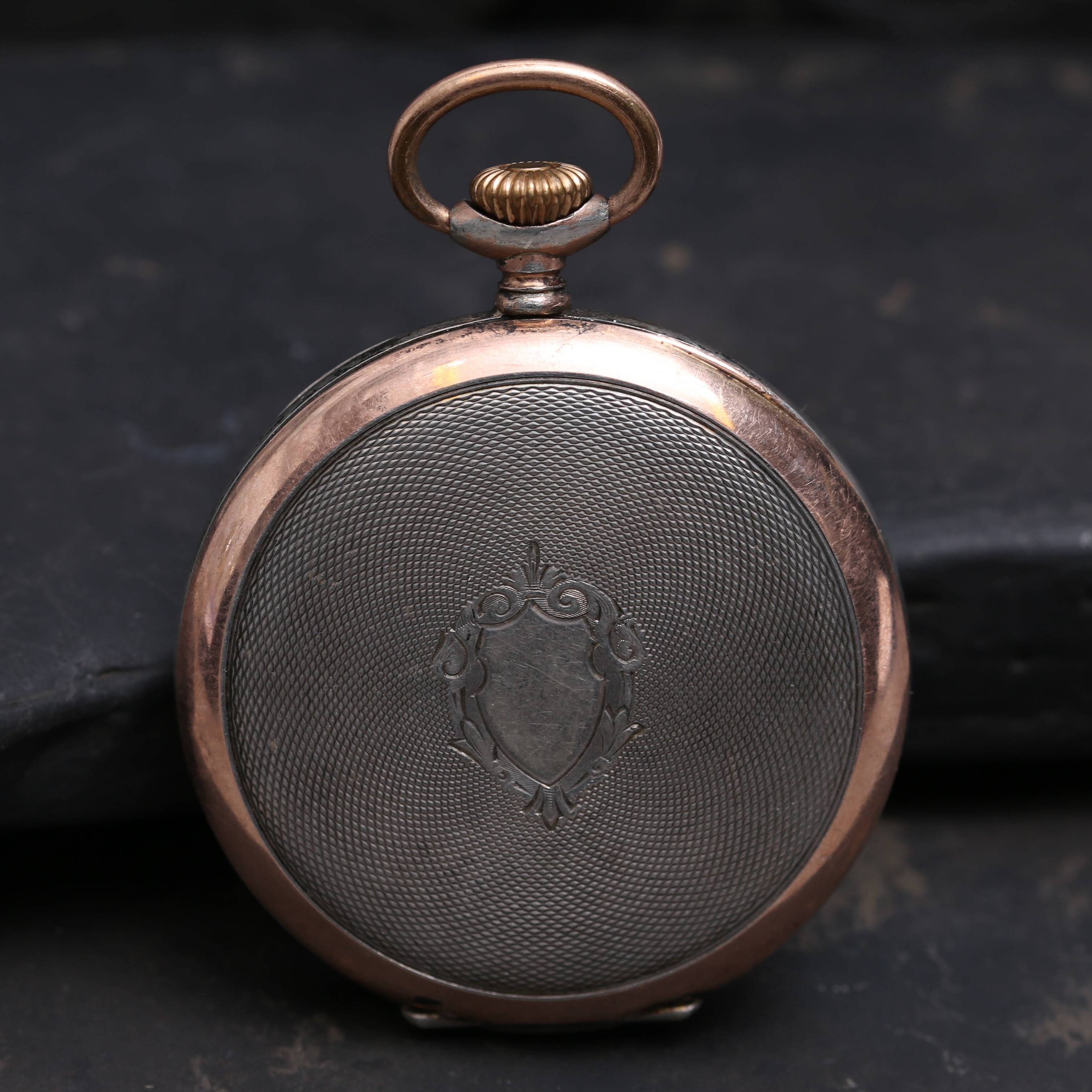 Images for 3111037. A Chrono P.W.C pocket watch, silver outer case ...