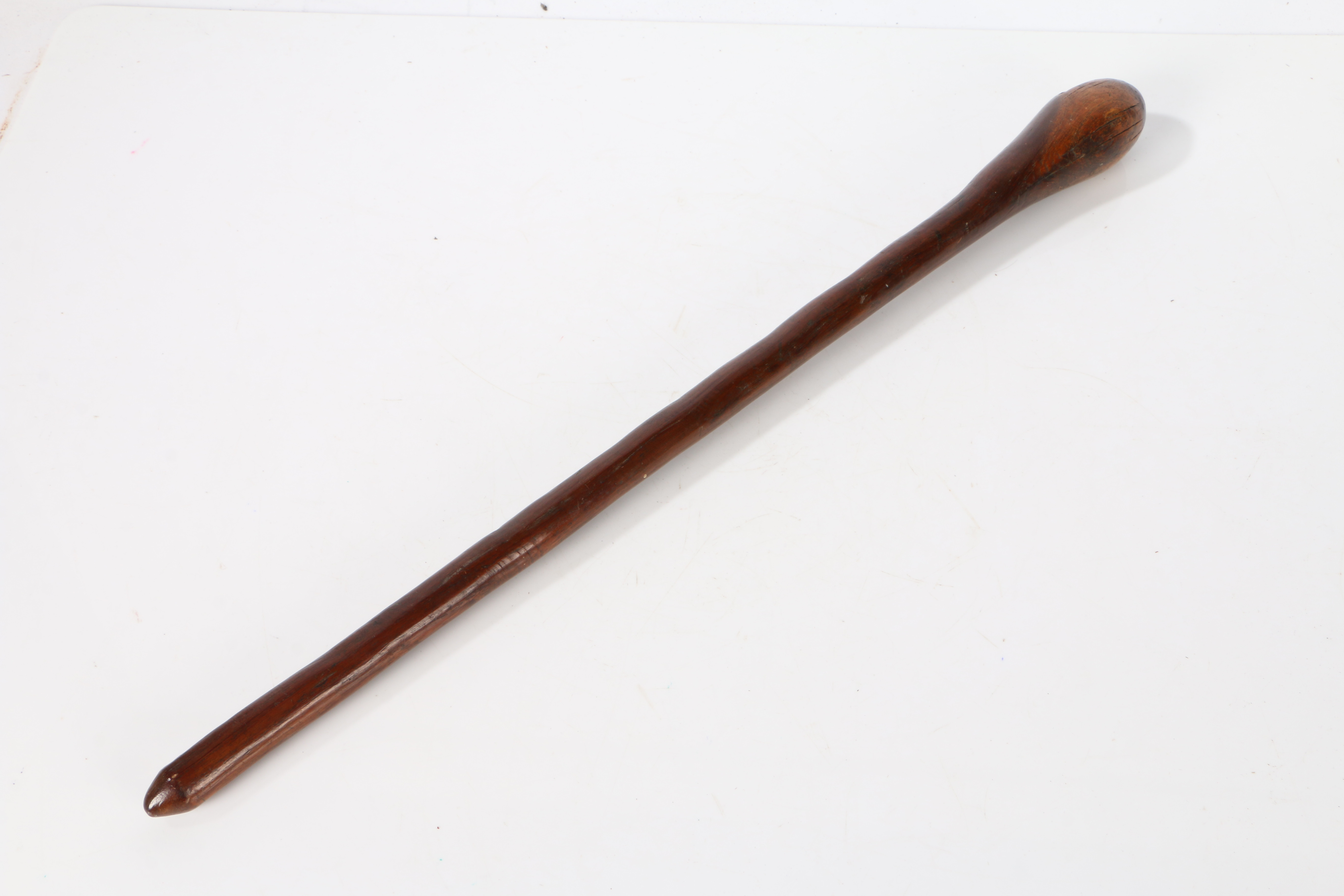 Images for 3113718. A 19TH CENTURY CARVED COSH/TRUNCHEON. - Auctionet