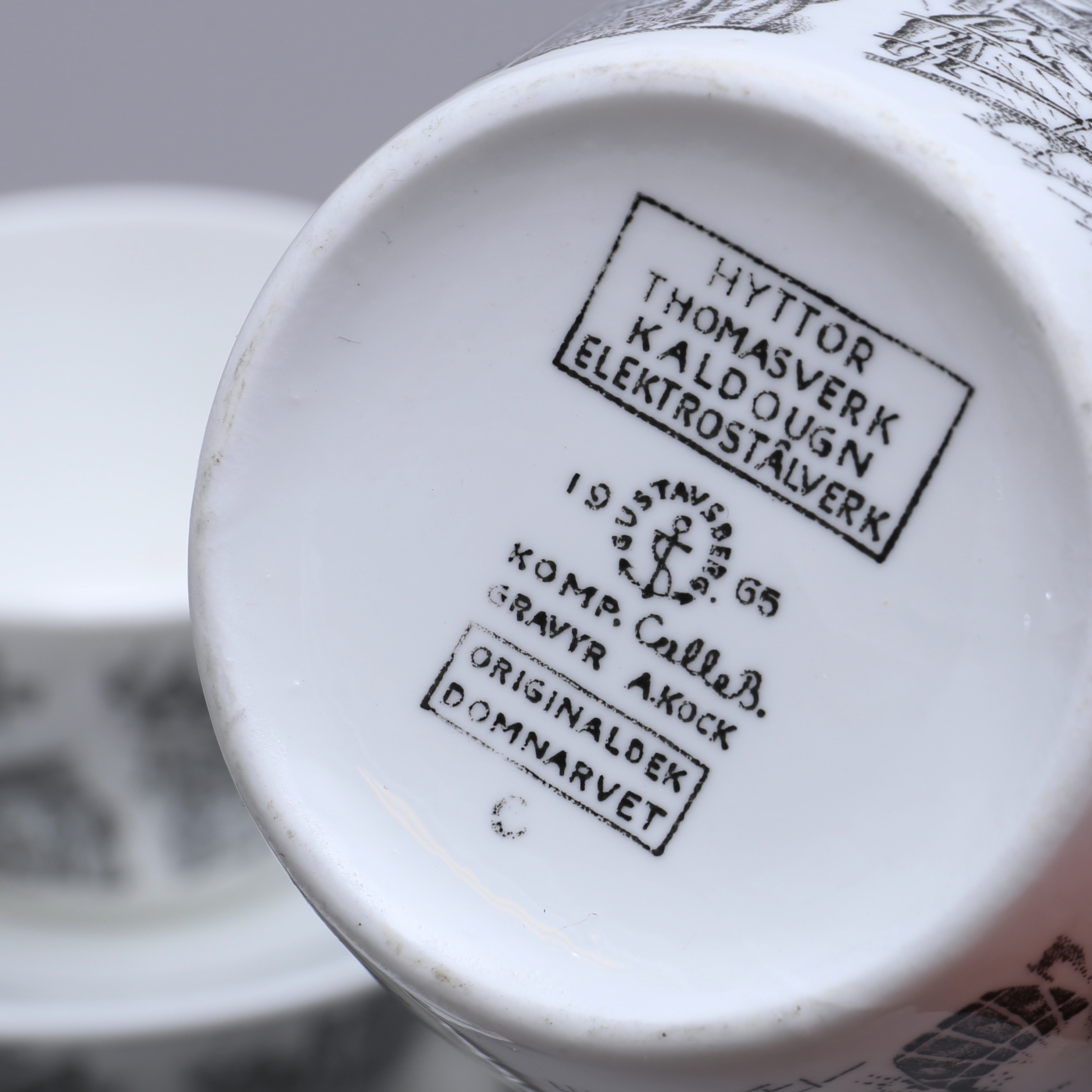 Images for 3116897. STIG LINDBERG. Tea cups with saucers, 6 pcs ...