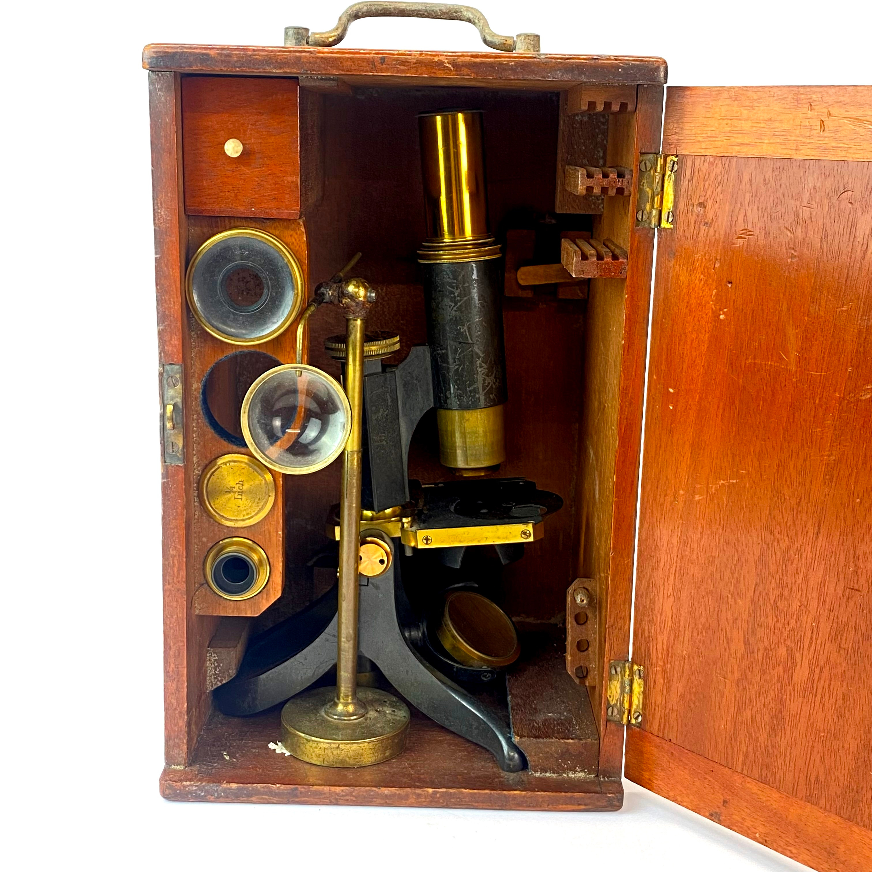 Images for 3117167. 19TH C. BRASS MICROSCOPE. - Auctionet