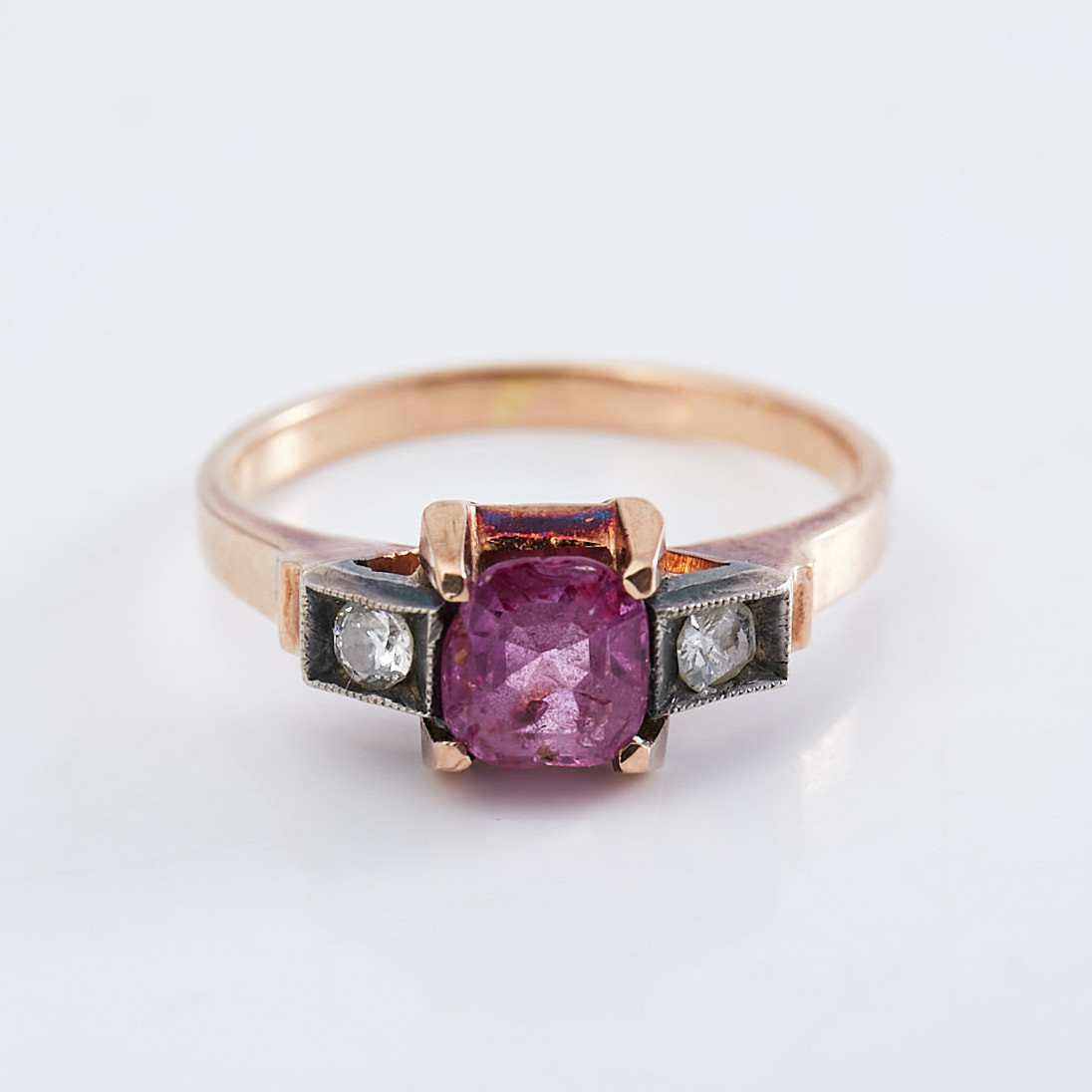 Bilder för 3122200. RING, 14 k roseguld, 1900-talets första hälft, Art ...