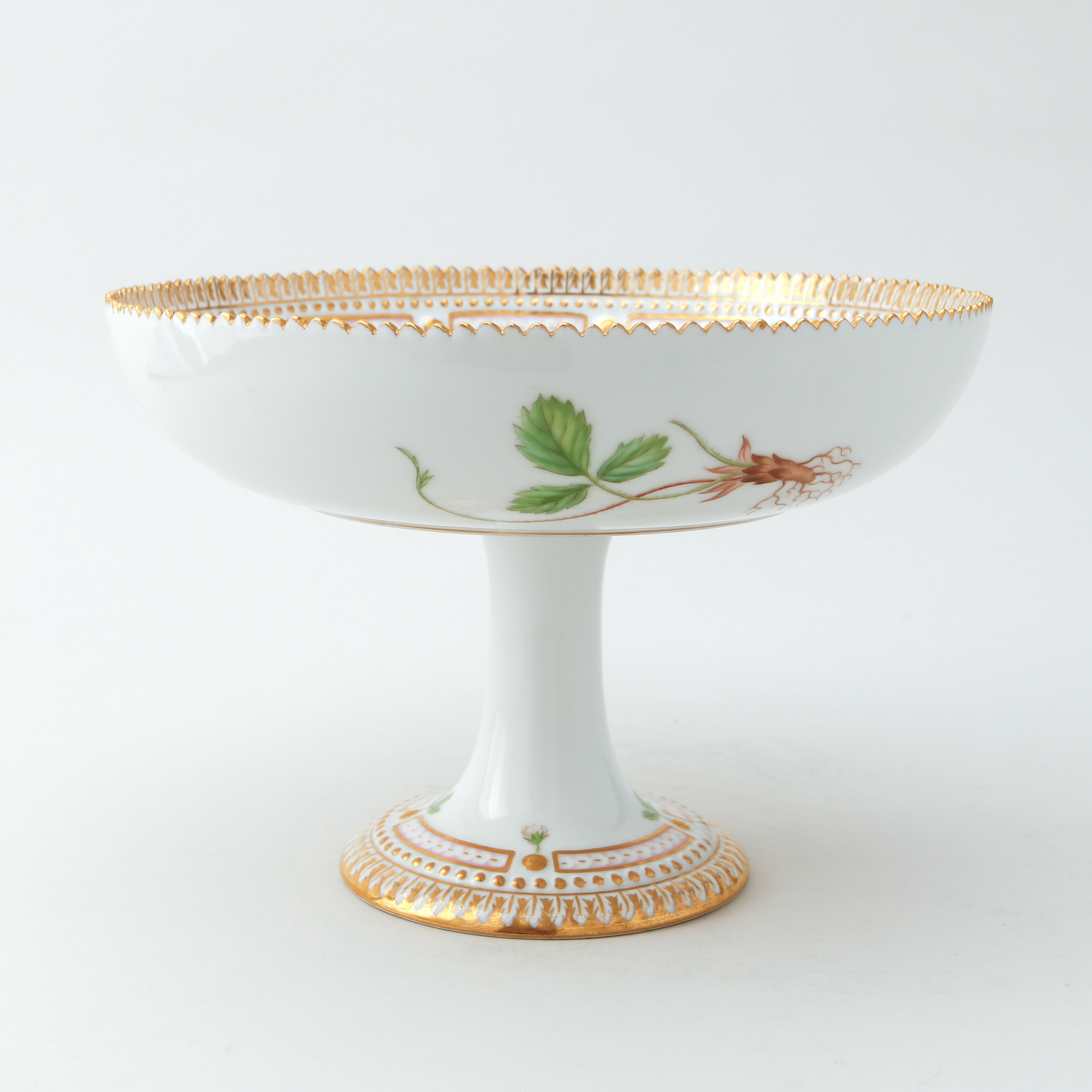 Images for 3123670. A “Flora Danica” porcelain bowl on foot, Den ...