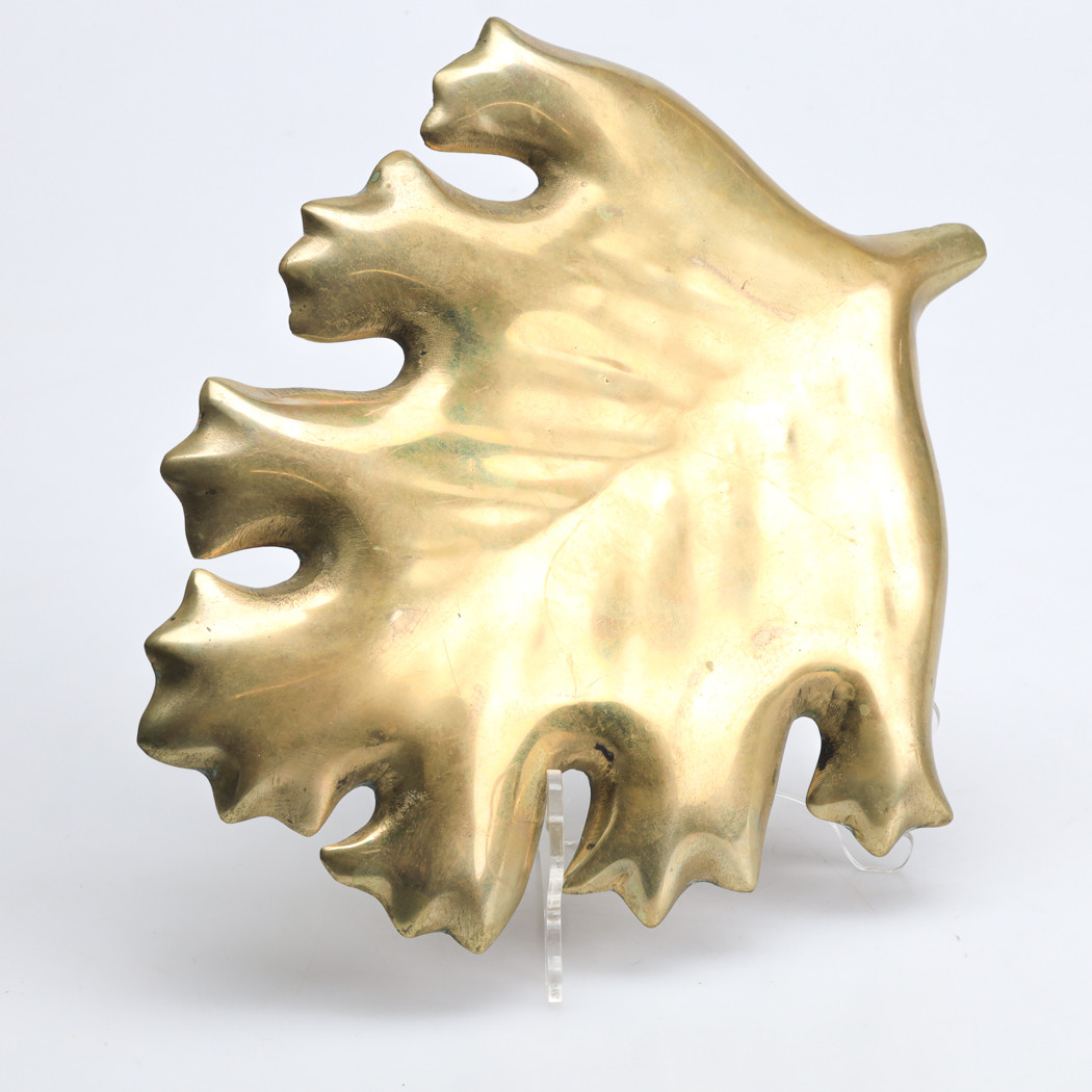 Images for 3129809. FIRMA SVENSKT TENN, a leaf-shaped plate, Stockholm ...