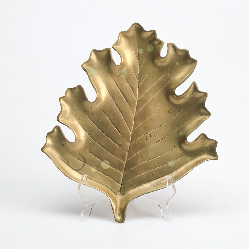 Images for 3129809. FIRMA SVENSKT TENN, a leaf-shaped plate, Stockholm ...
