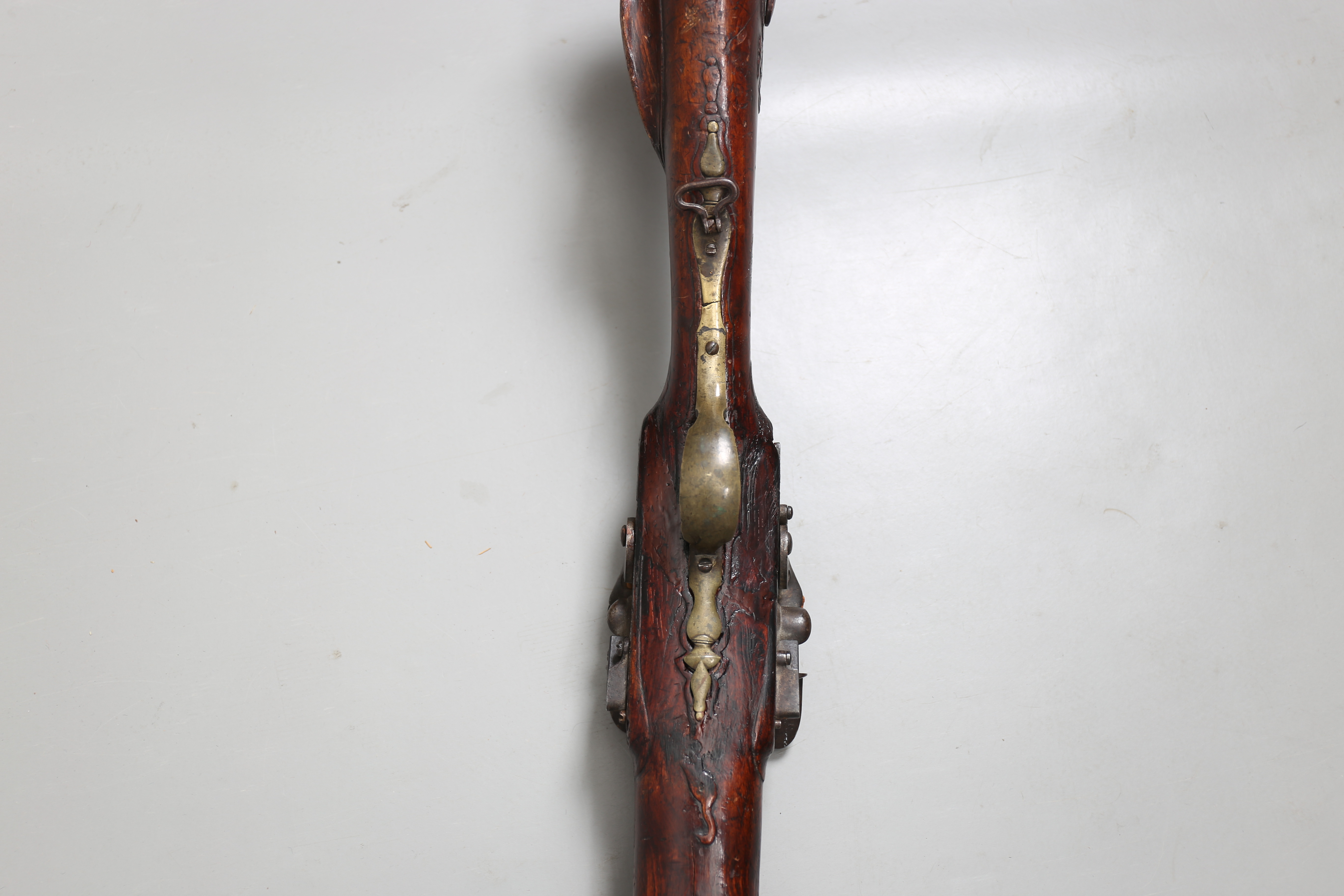 Images for 314278. FLINT LOCK RIFLE, double barrel, later half of the ...