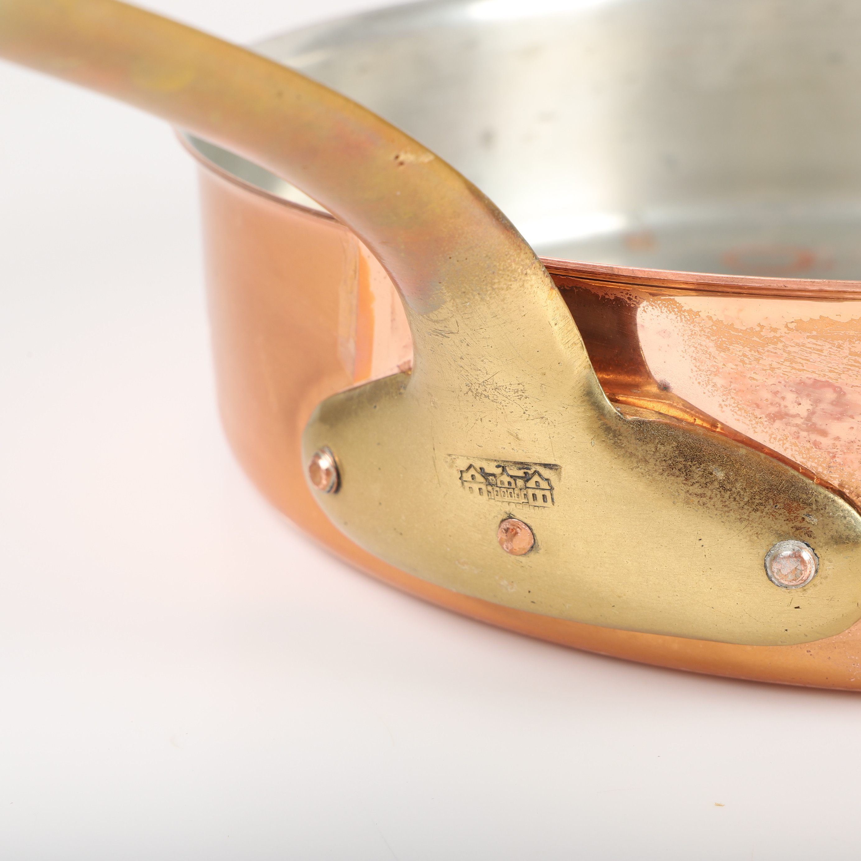 Images for 3146056. A 6 piece copper/brass tractor pan and pans ...