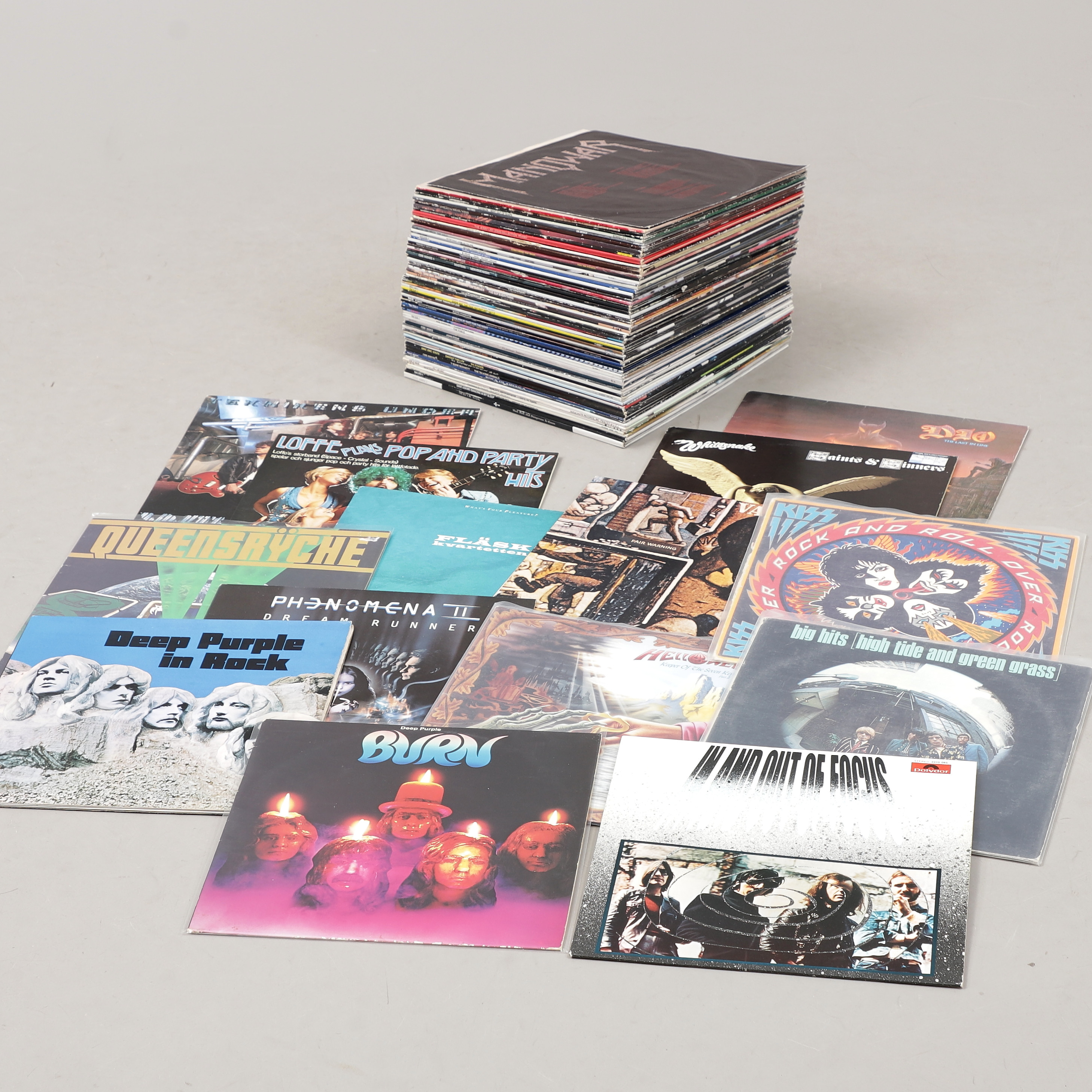 Bilder för 3148604. LP-SKIVOR, ca 80 st, bla hårdrock, 1980-tal ...
