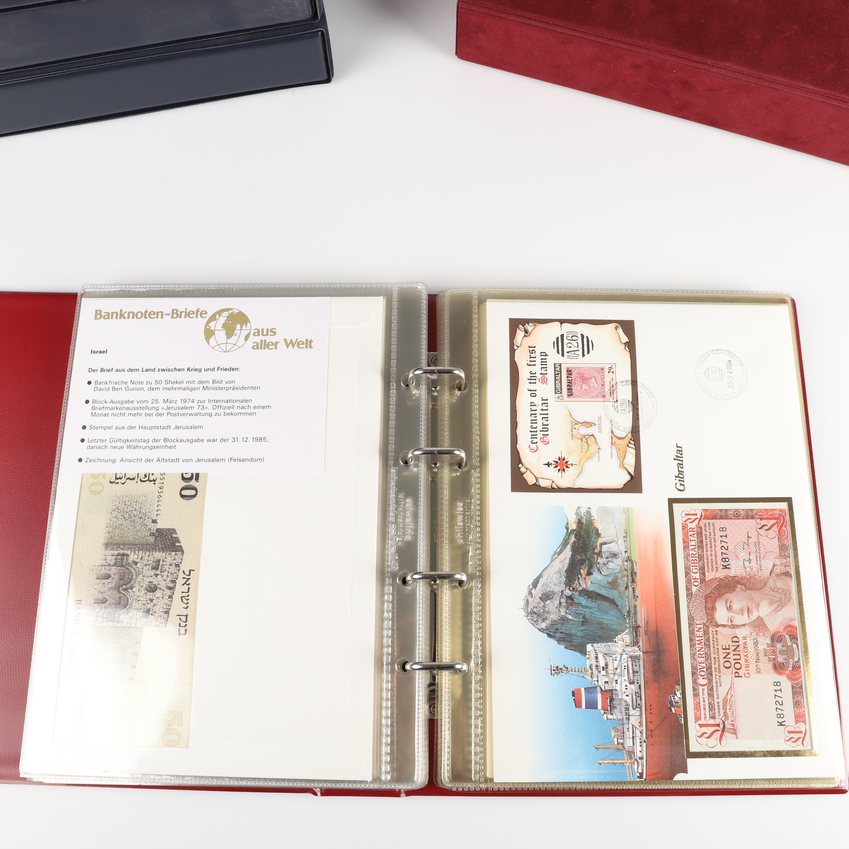 Images for 3154635. COIN AND BANKNOTE LETTERS, 4 albums, “from all over ...