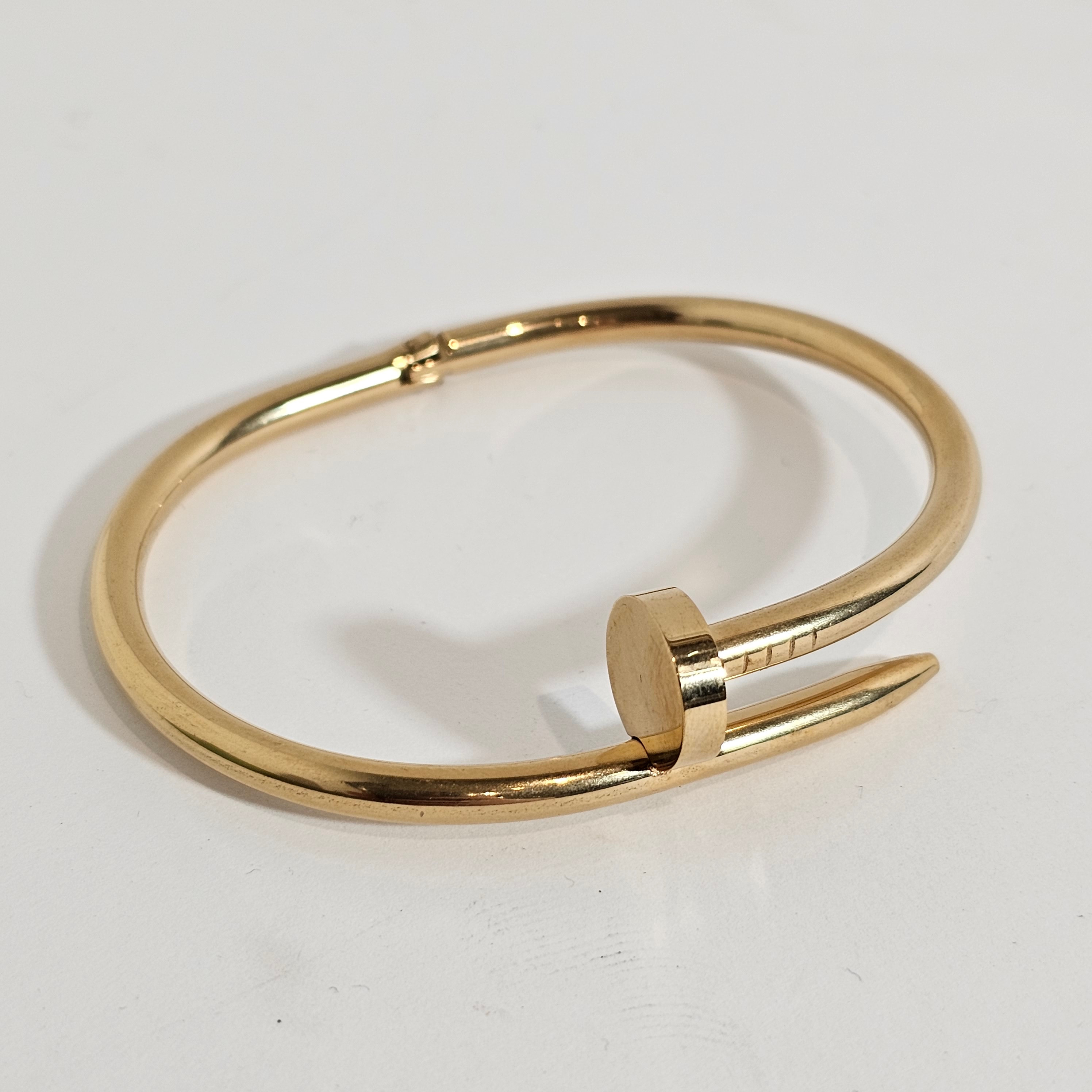 Images for 3157484. CARTIER-STYLE STAINLESS STEEL SLAVE BRACELET ...
