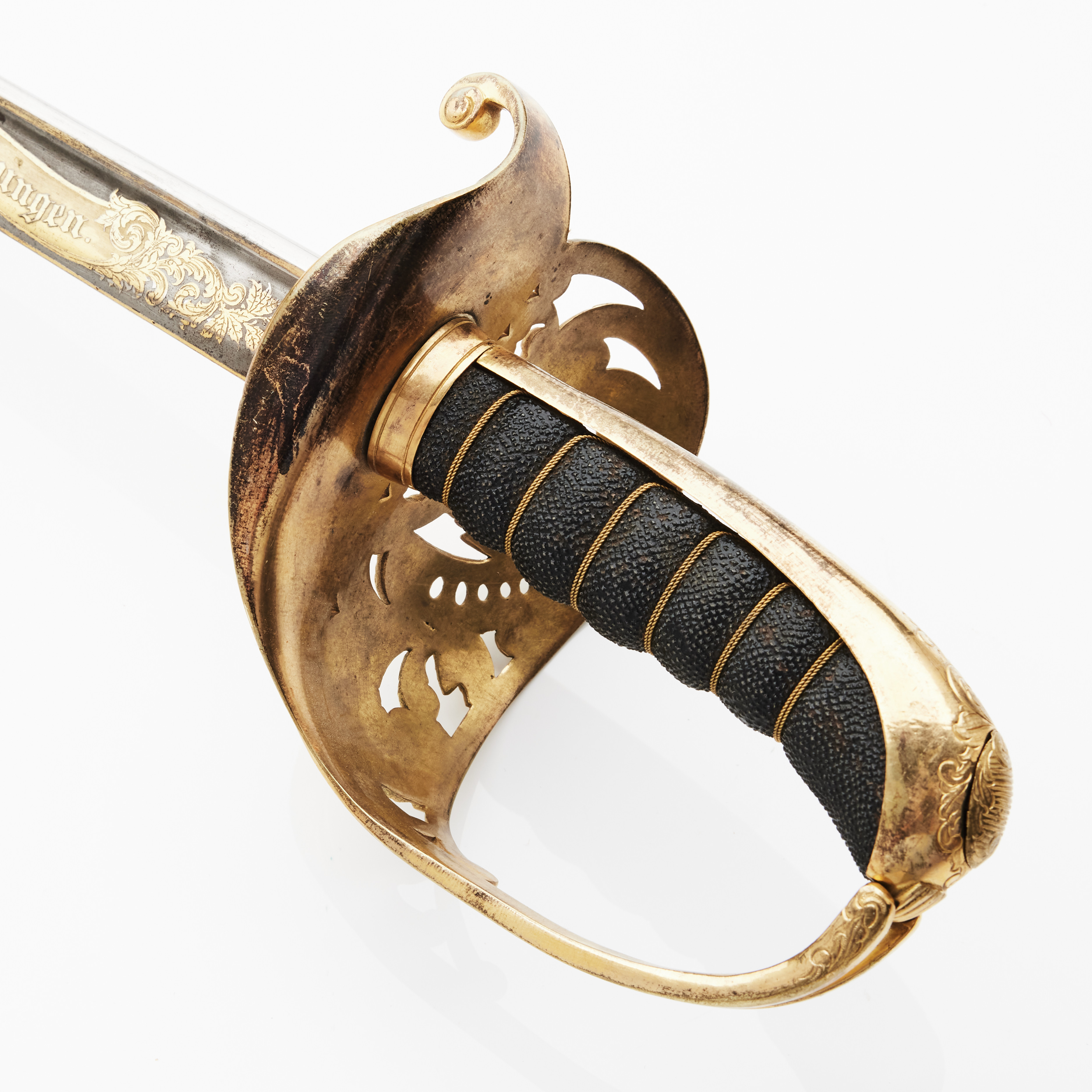 Bilder för 3161100. SABEL, svensk, m/1859, för officer, graverad och ...