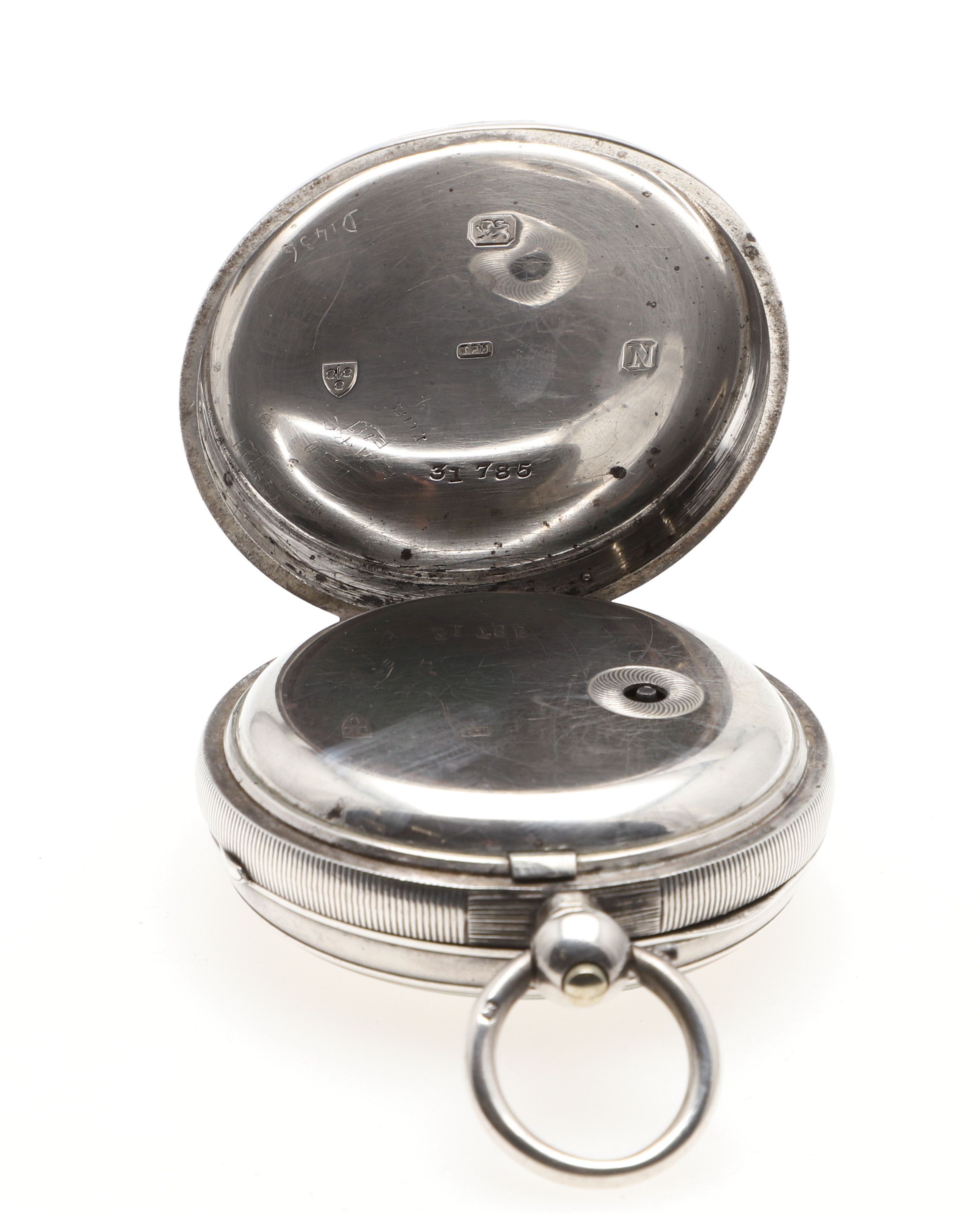 Images for 3164205. A VICTORIAN SILVER POCKET WATCH BY WG ACKERMAN OF ...