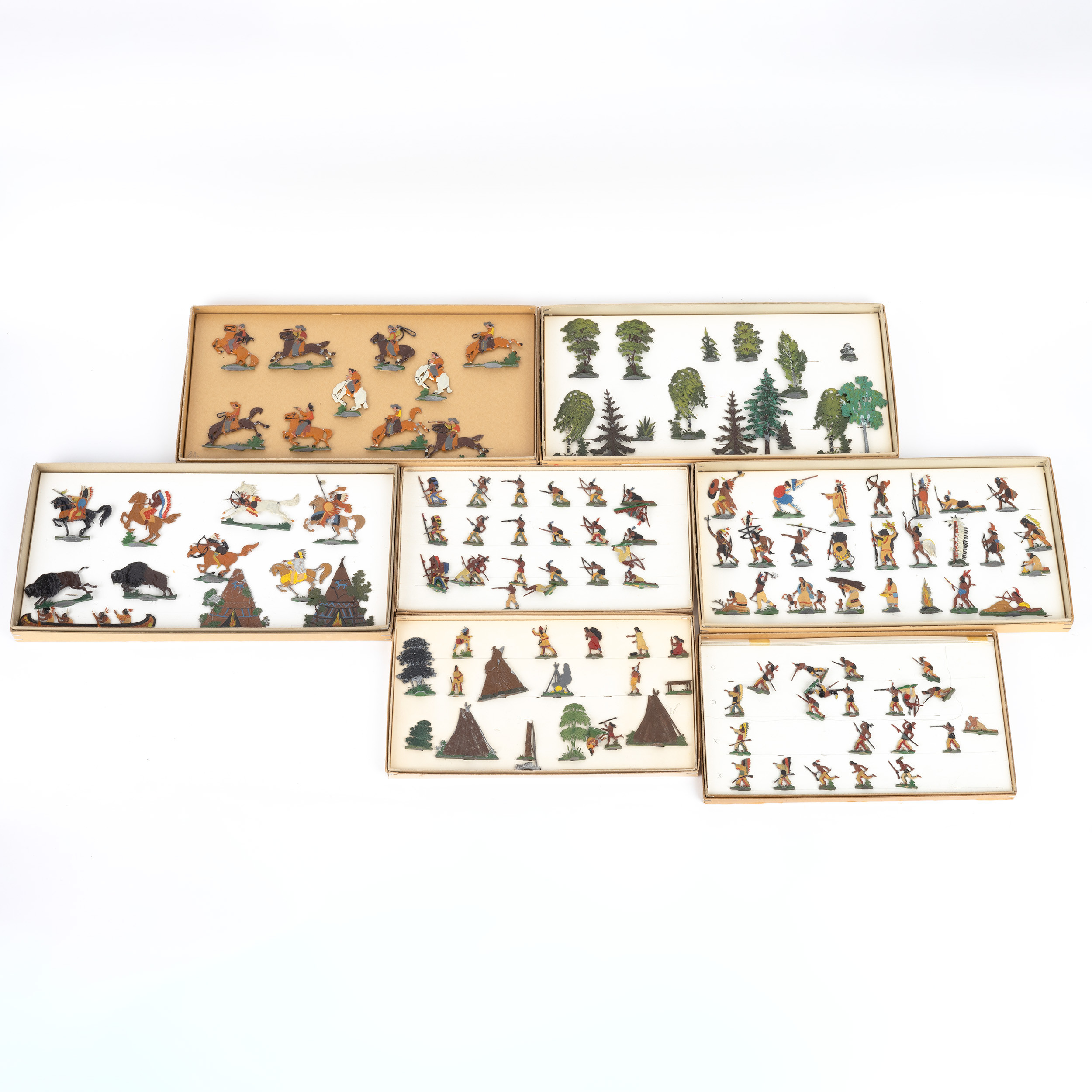 Images for 3166421. MARS tin figurines, Indians and cowboys, mostly ...