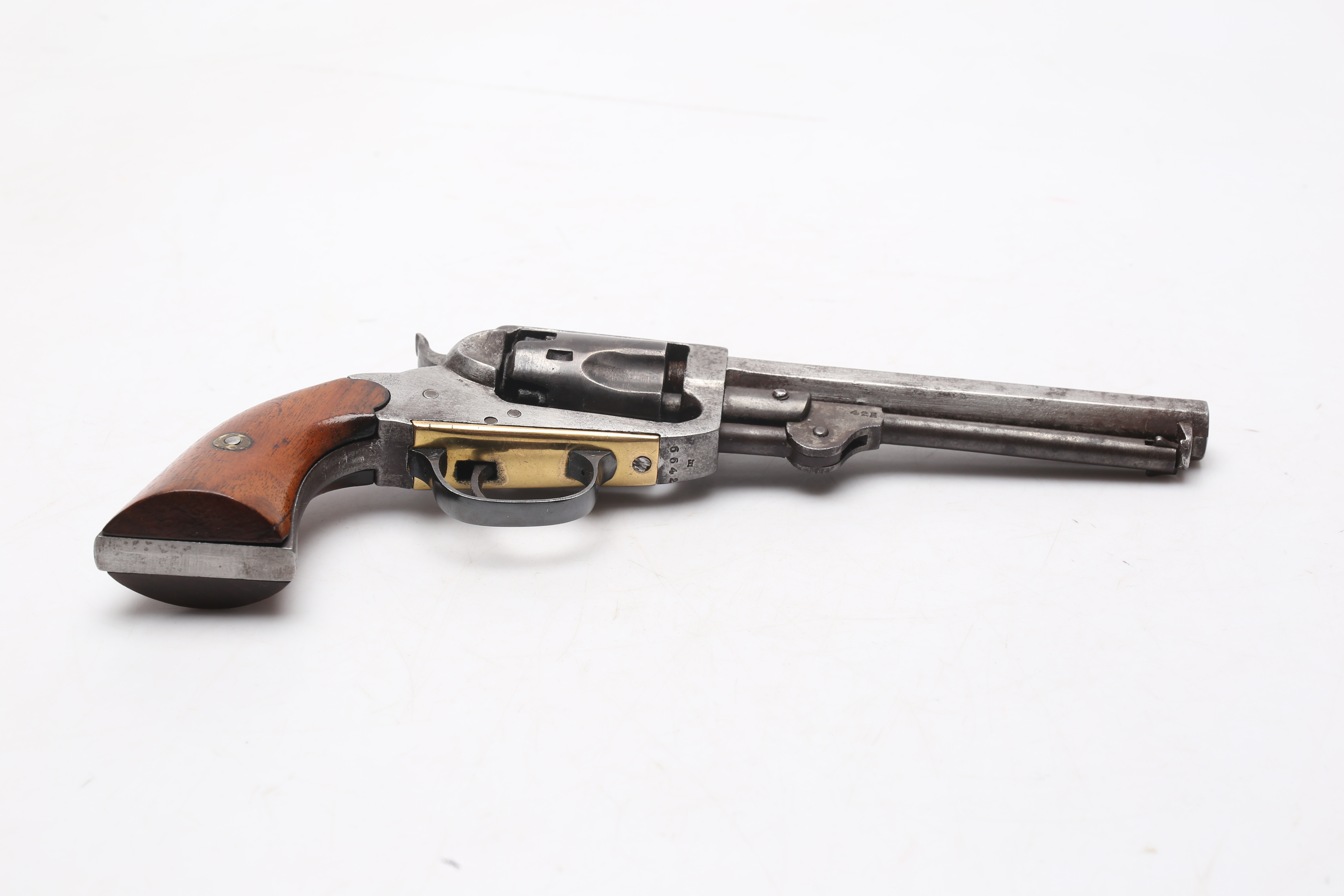 CLASP REVOLVER, Marston/Union Arms Pocket, cal. 31, 1800's. Weapons ...