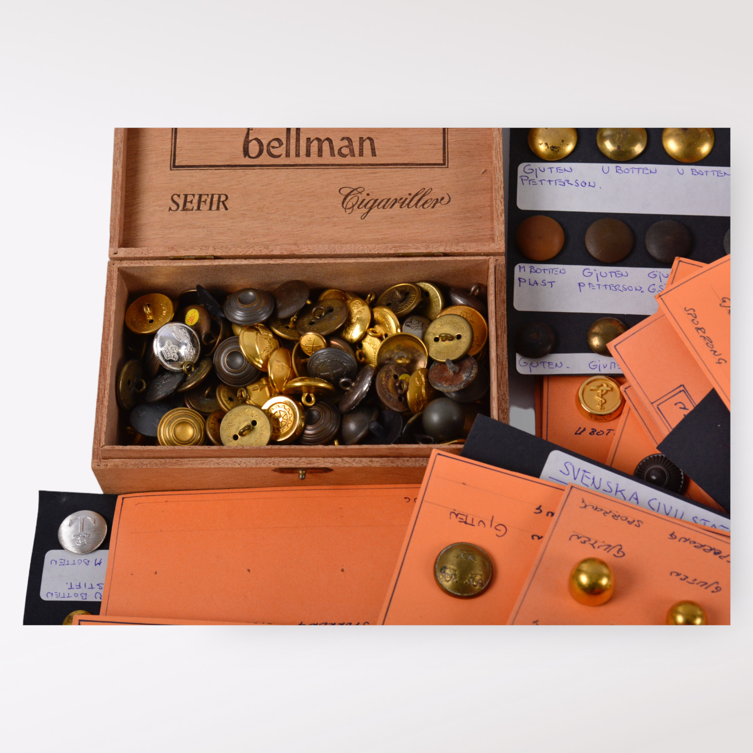 Images for 3183583. COLLECTION OF MILITARY BUTTONS, Sweden. - Auctionet