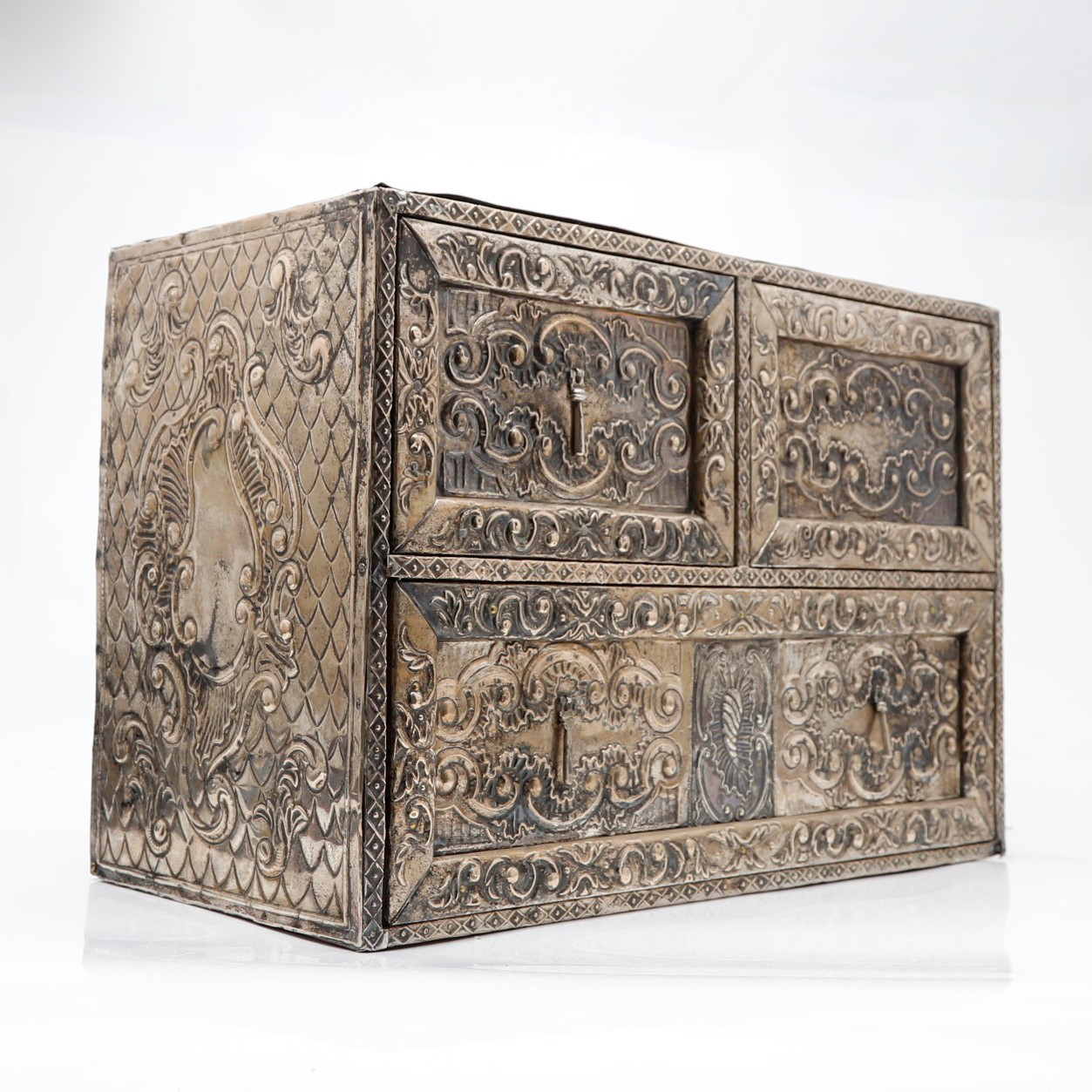 Images for 3192525. Seville Baroque-style chest in wood and embossed ...
