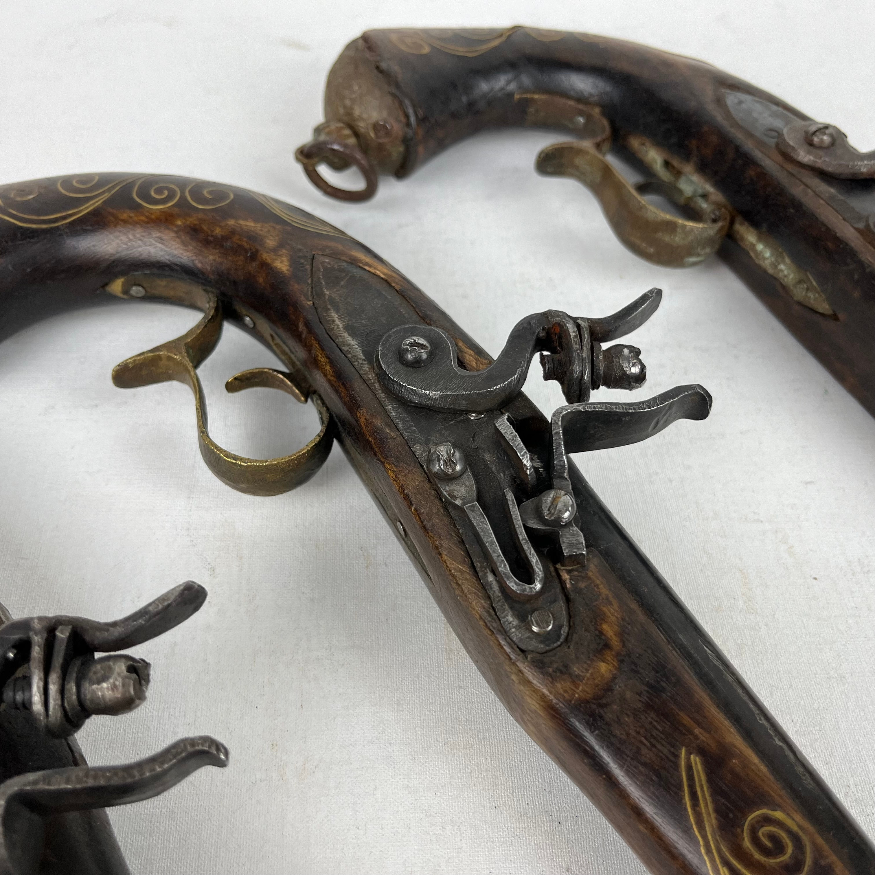 Images for 3194474. FLINTLOCK PISTOLS, 3pcs, replicas, 20th century ...