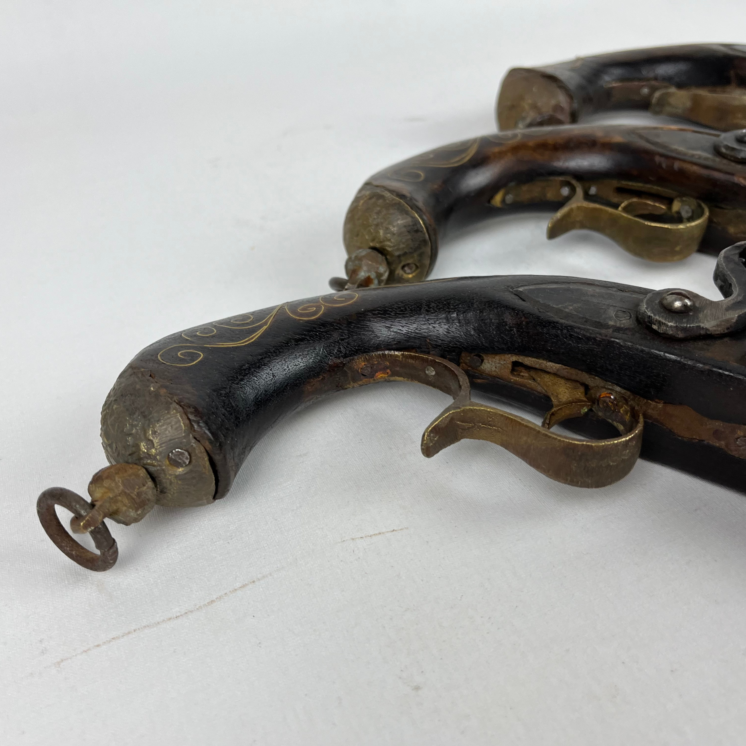 Images for 3194474. FLINTLOCK PISTOLS, 3pcs, replicas, 20th century ...