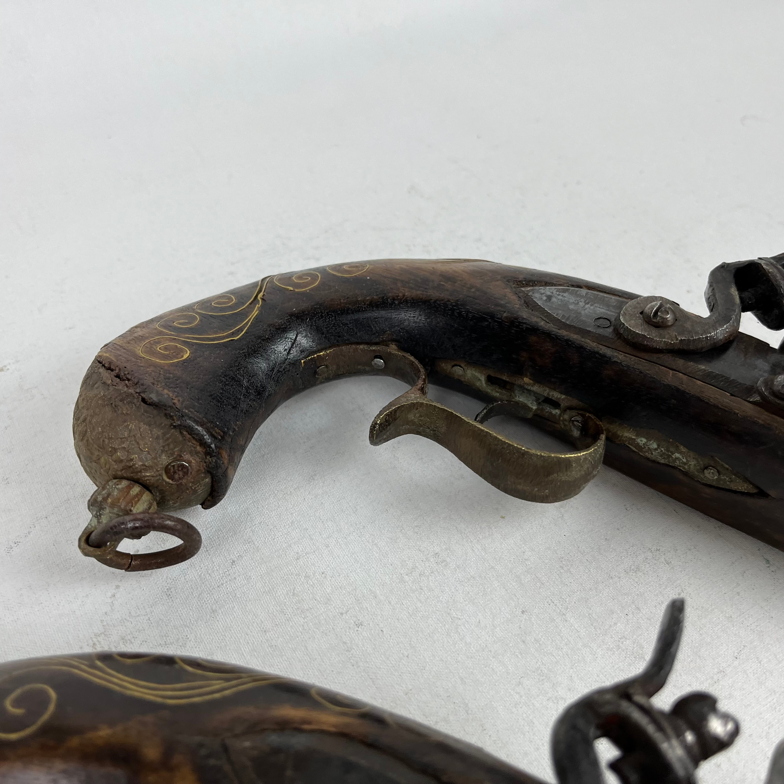 Images for 3194474. FLINTLOCK PISTOLS, 3pcs, replicas, 20th century ...