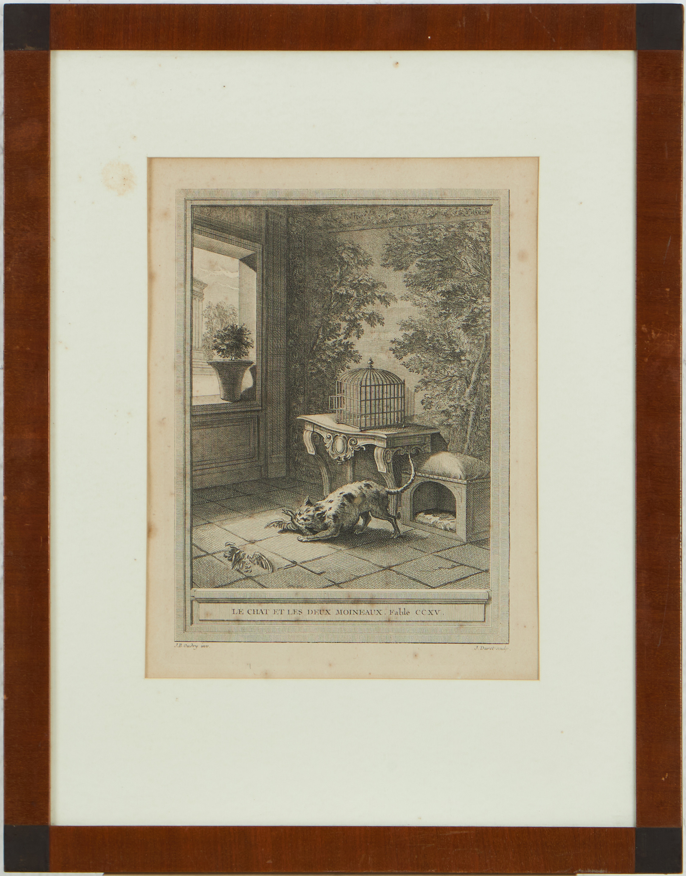 Bilder för 3206089. JEAN BAPTISTE OUDRY. Efter. Kopparstick, 2 st ...