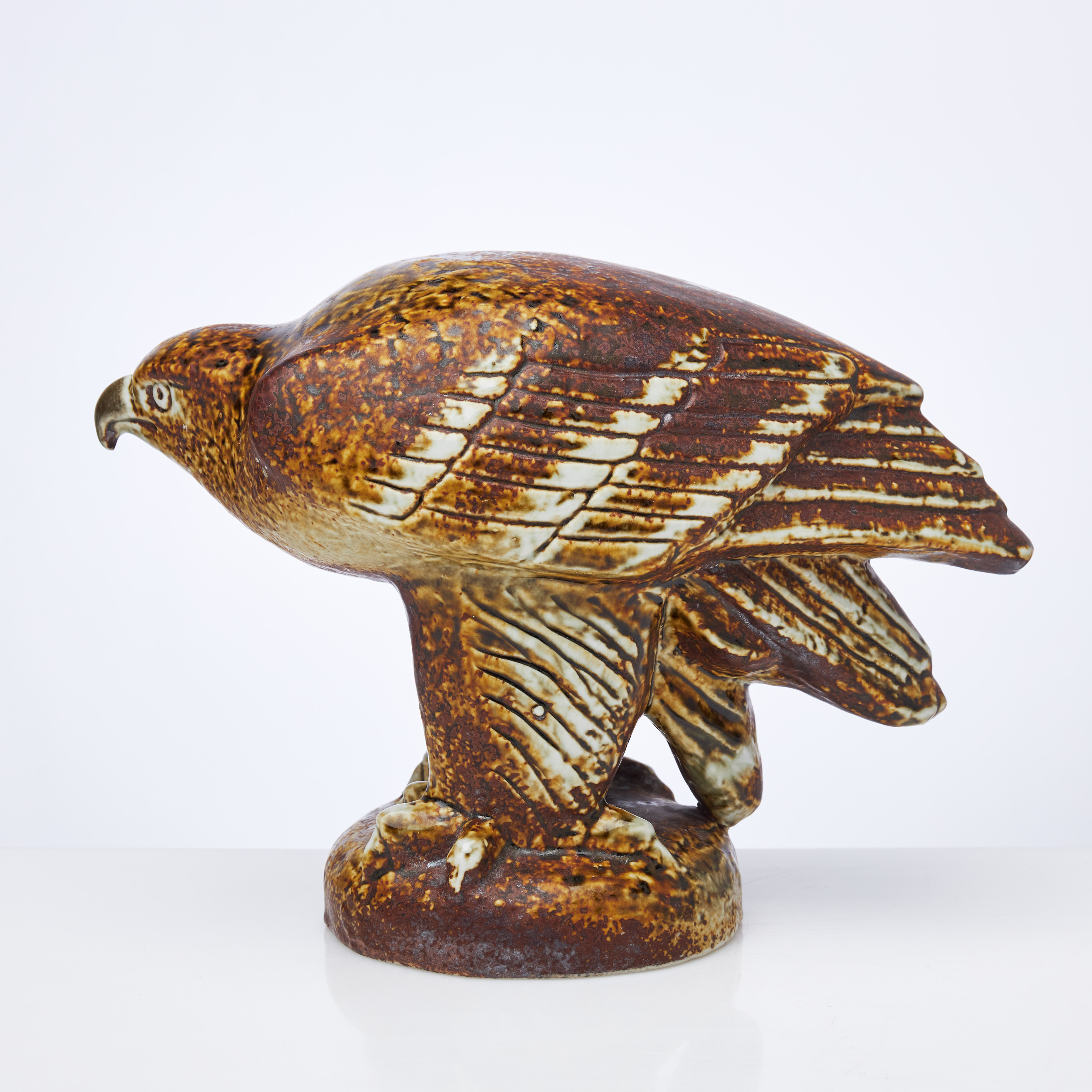 Bilder för 3213043. LISA LARSON. Kungsörn, figurin, glaserat stengods ...