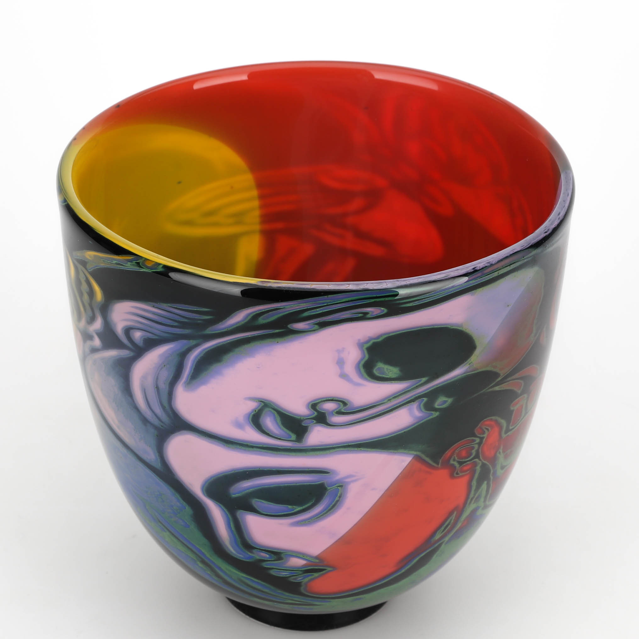 EVA ENGLUND. Vase, “Muraya”, glass, signed. Glass - Art glass - Auctionet