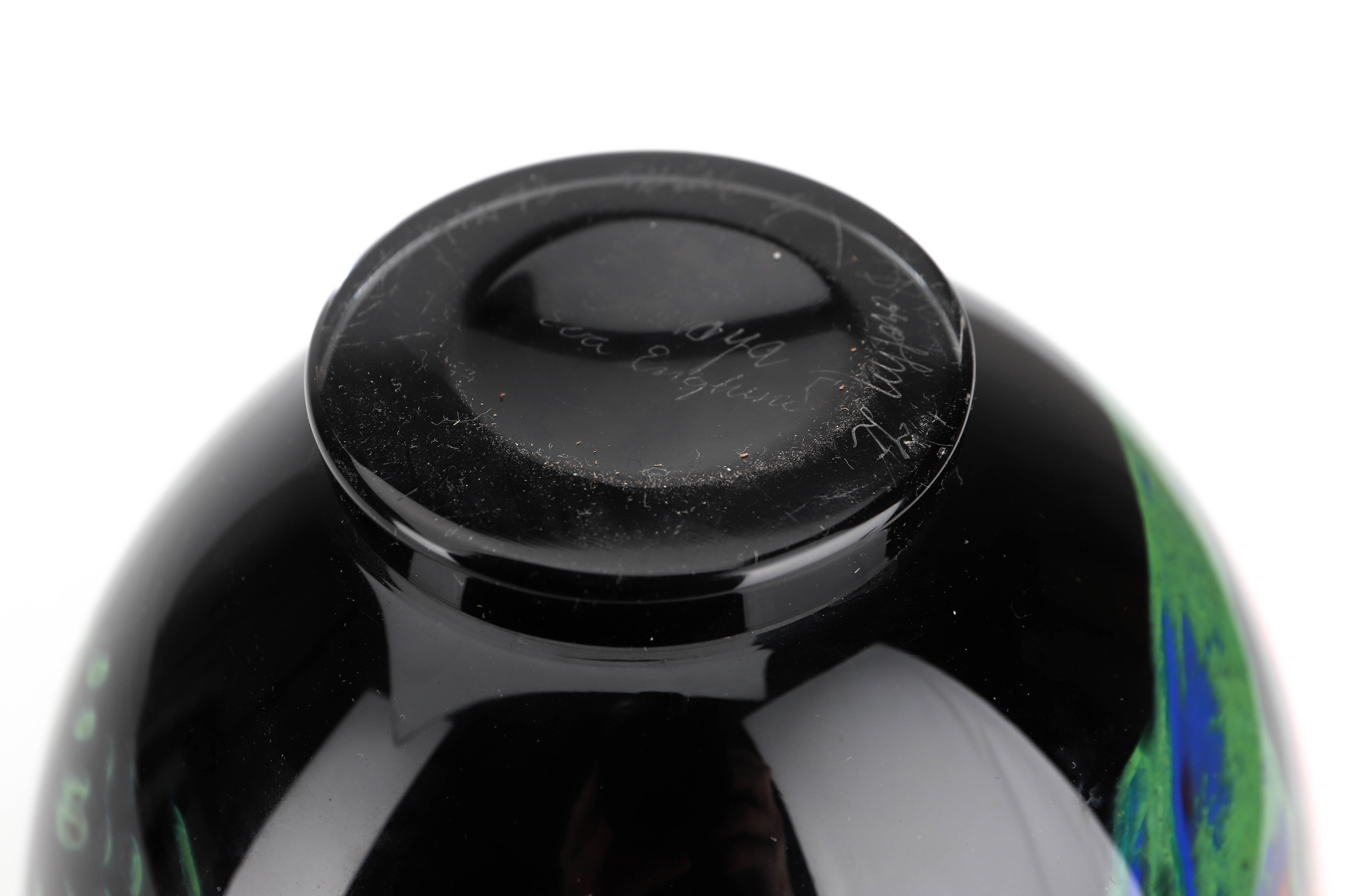 EVA ENGLUND. Vase, “Muraya”, glass, signed. Glass - Art glass - Auctionet