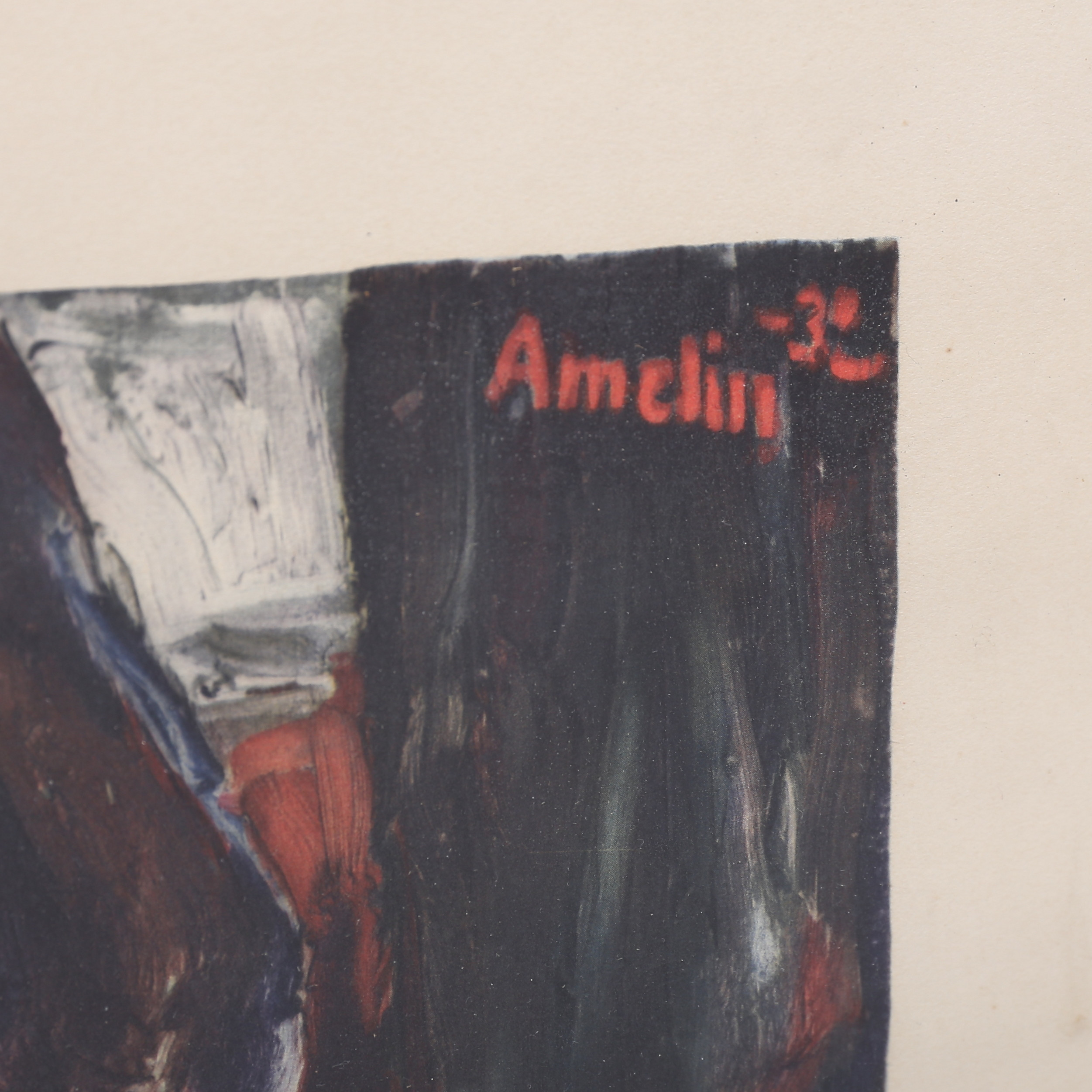 Images for 3222609. ALBIN AMELIN. Portrait of a woman, lithograph in ...