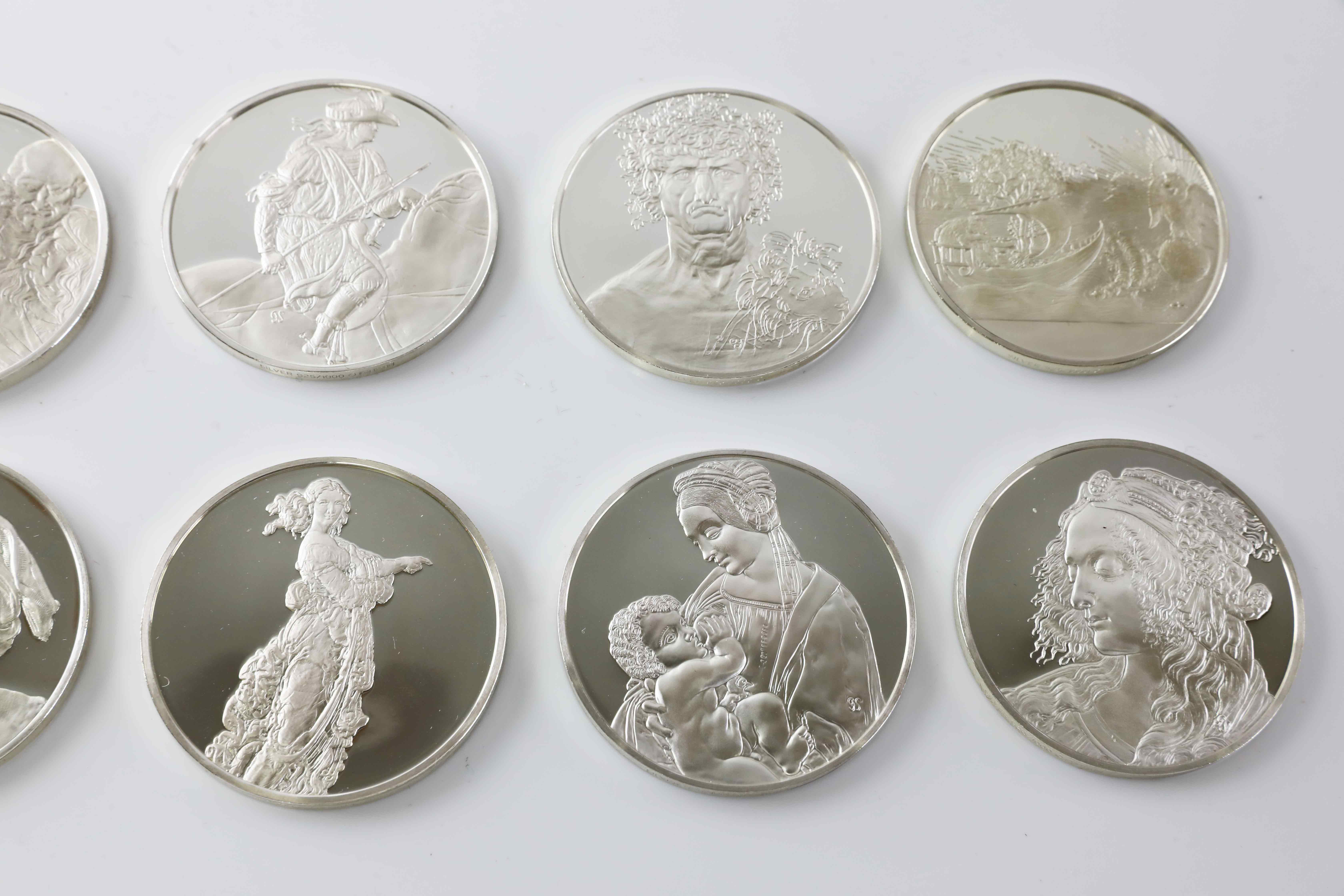 Images for 3223068. 50 gold medals in silver 925, “Master and Genius ...