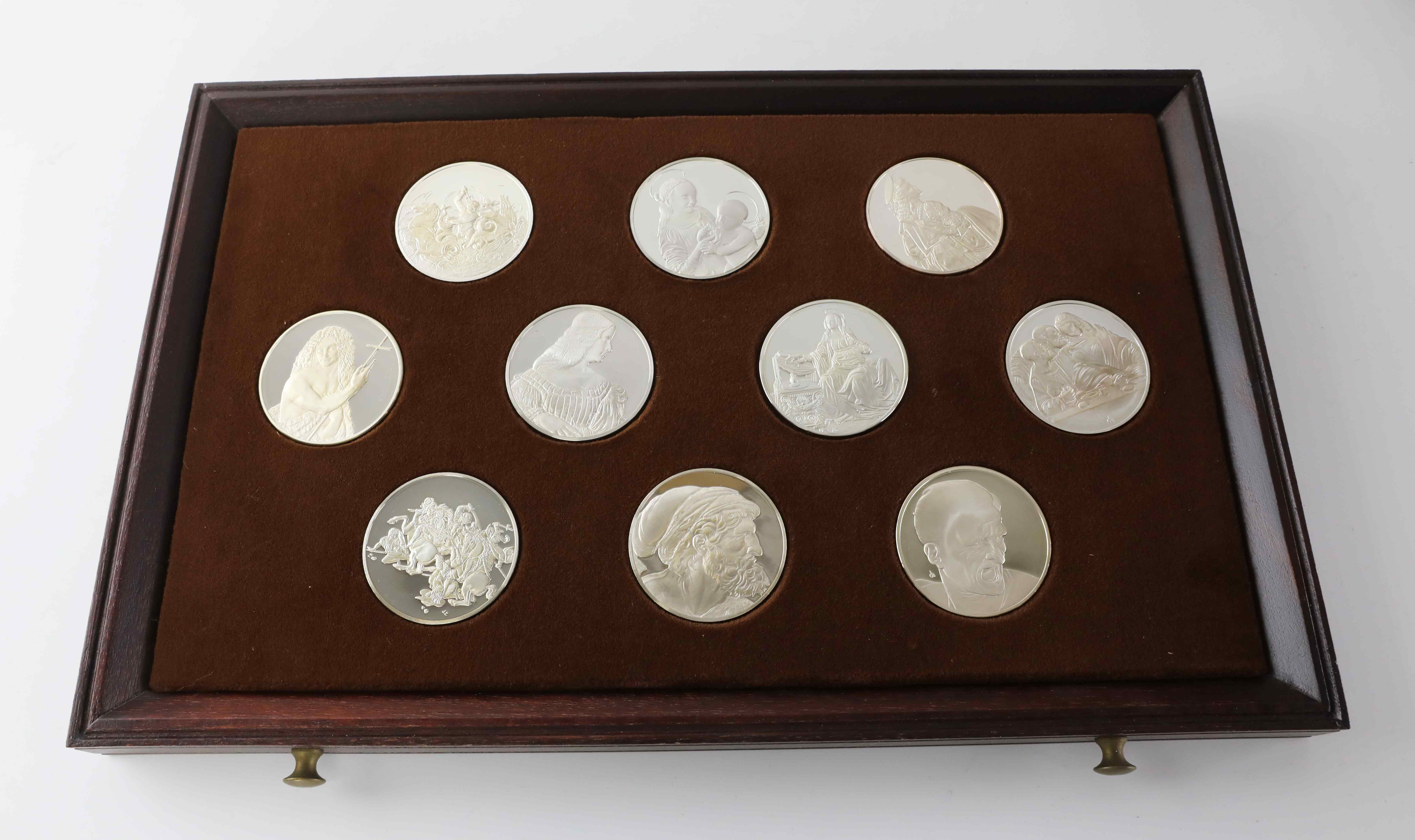 Images for 3223068. 50 gold medals in silver 925, “Master and Genius ...