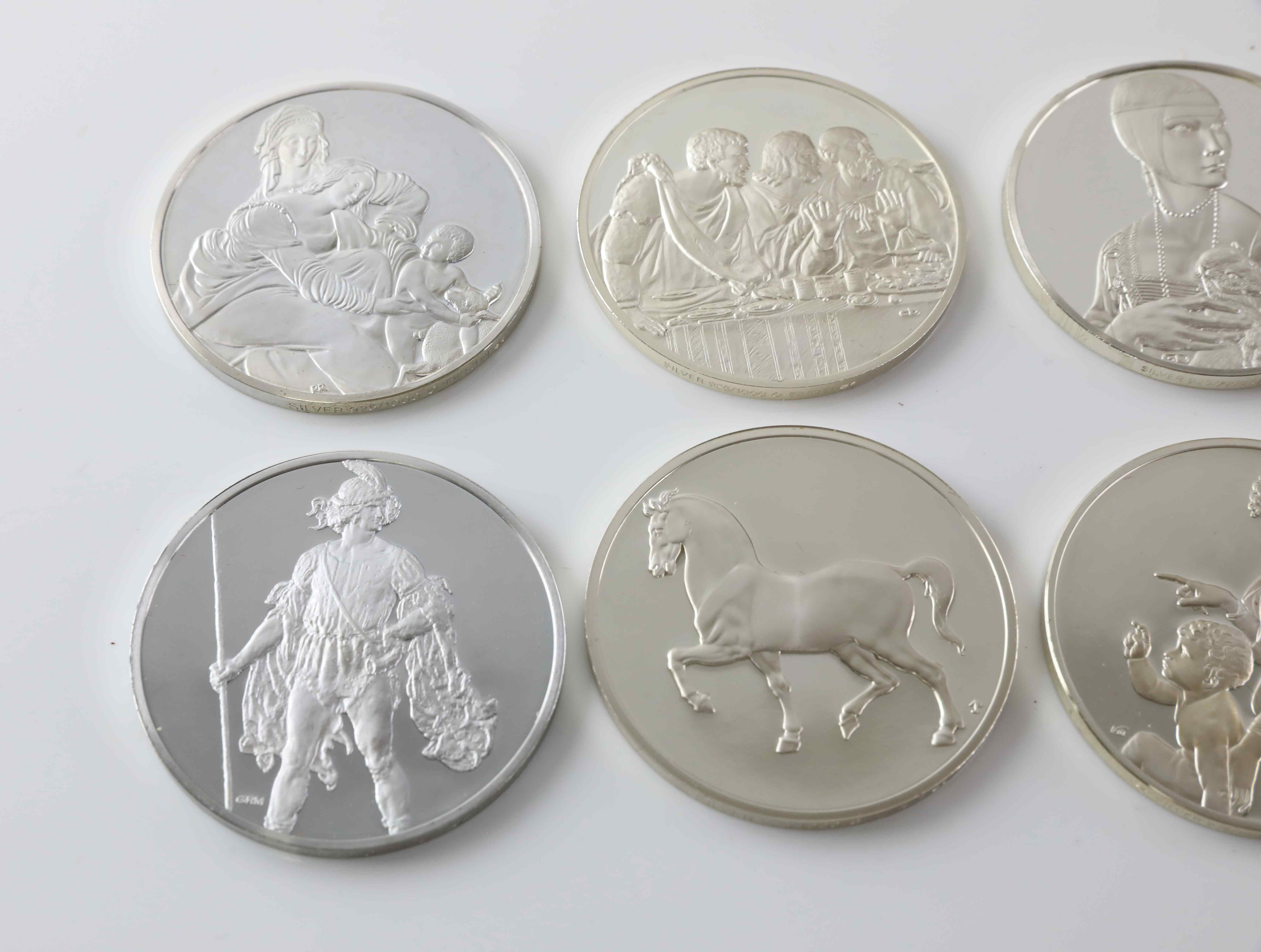 Images for 3223068. 50 gold medals in silver 925, “Master and Genius ...