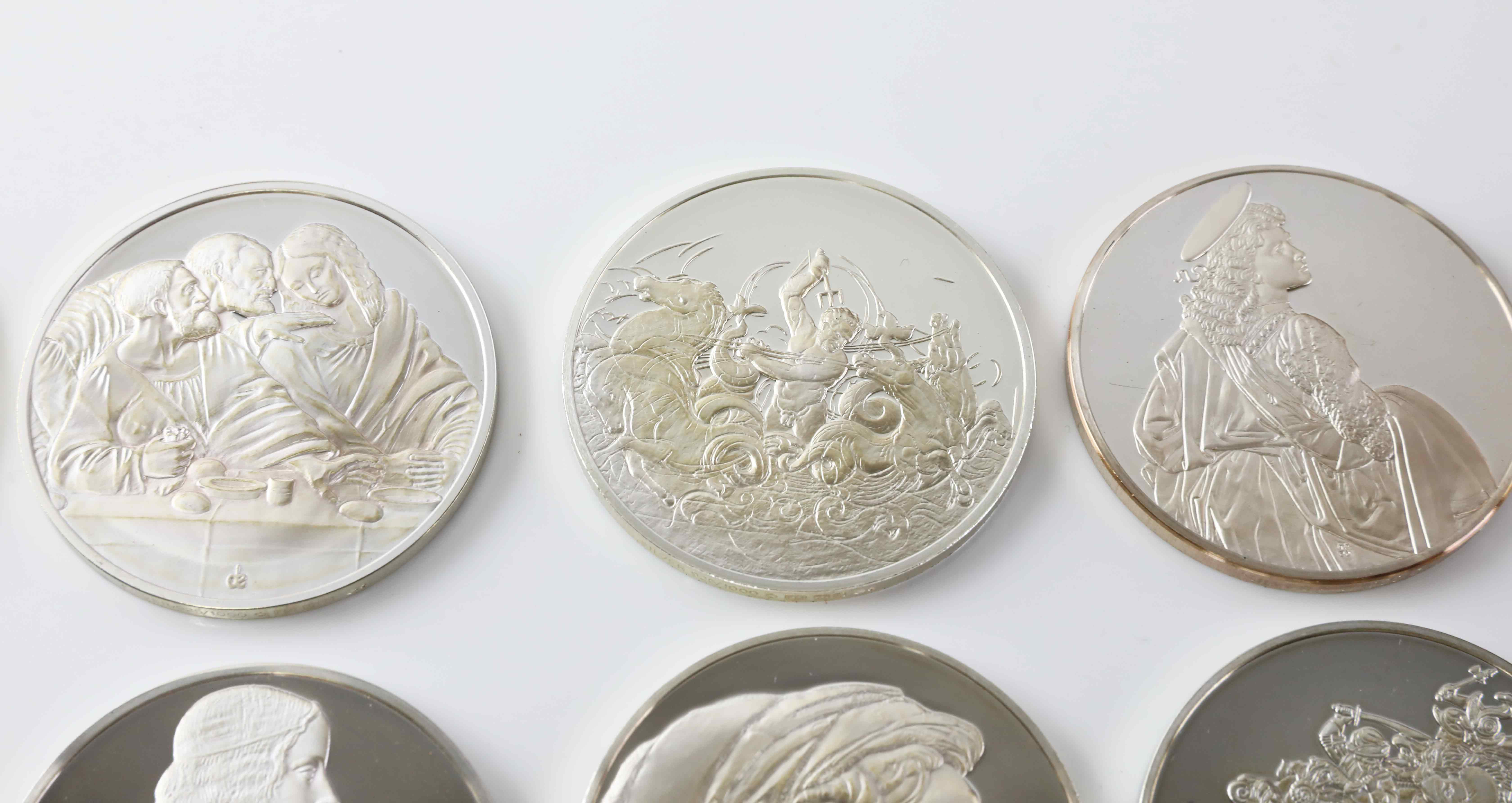 Images for 3223068. 50 gold medals in silver 925, “Master and Genius ...