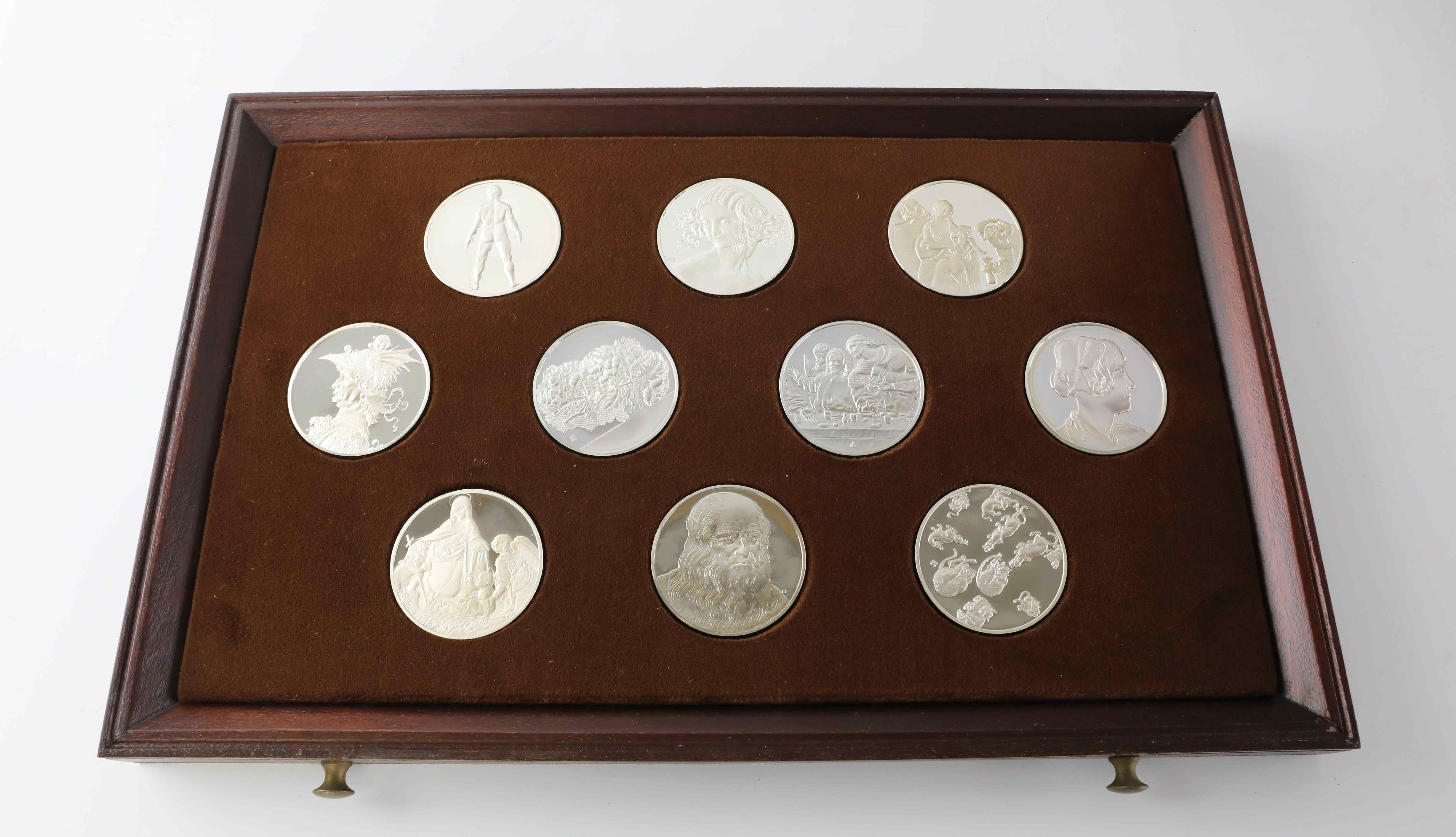 Images for 3223068. 50 gold medals in silver 925, “Master and Genius ...